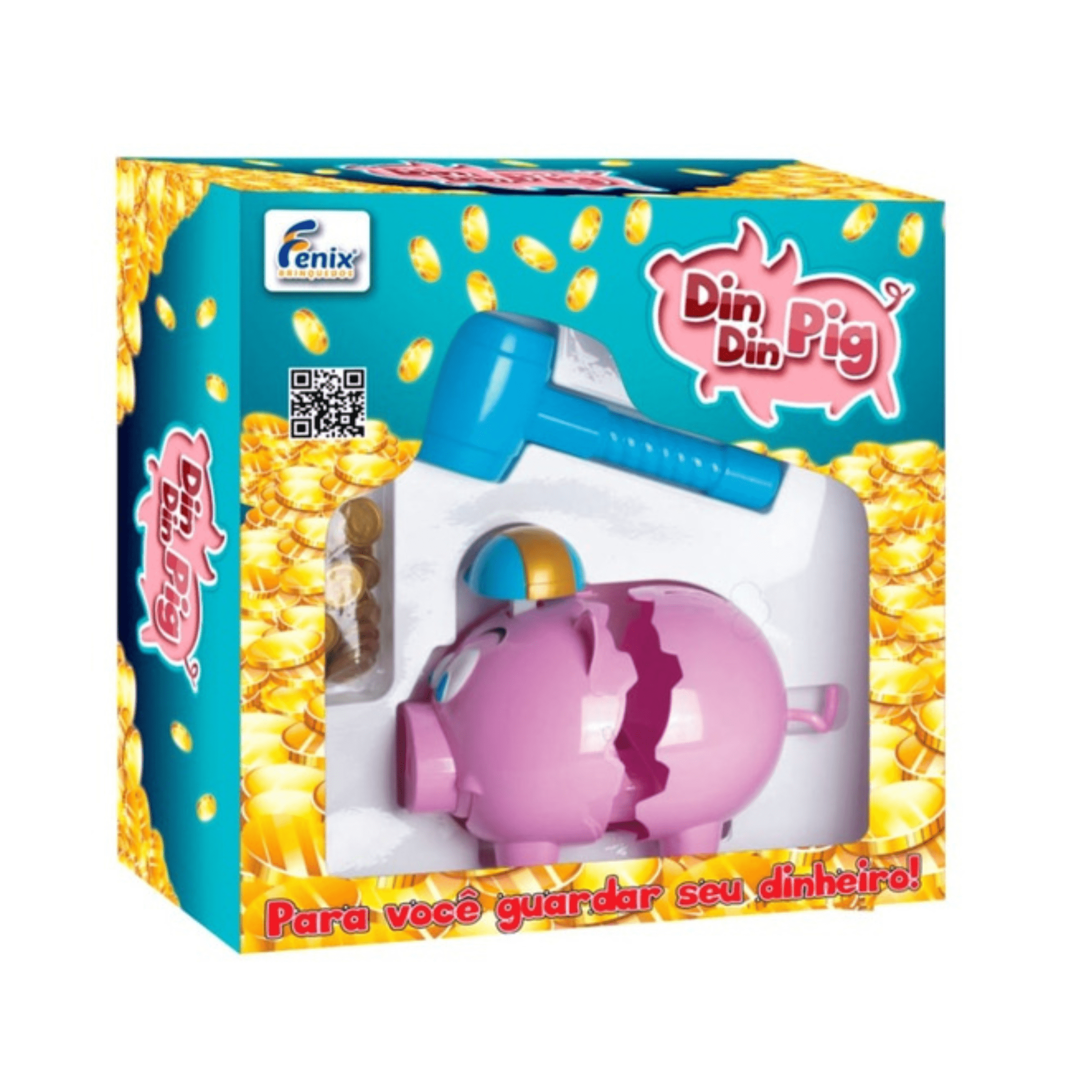 Din Din Pig Cofrinho Porquinho - Fenix | Alternativa Brinquedos ...