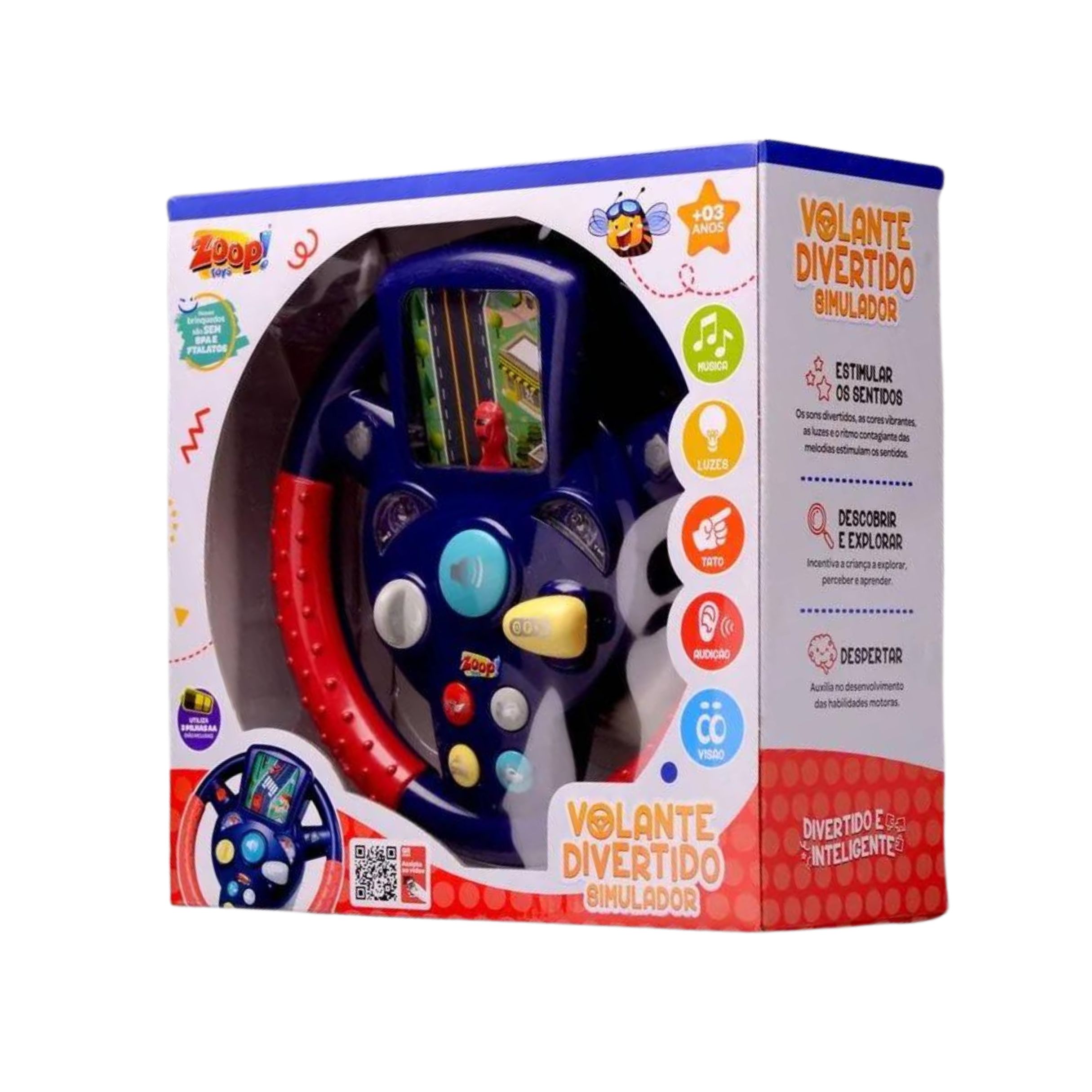 Volante Simulador Divertido - Zoop Toys | Alternativa Brinquedos ...
