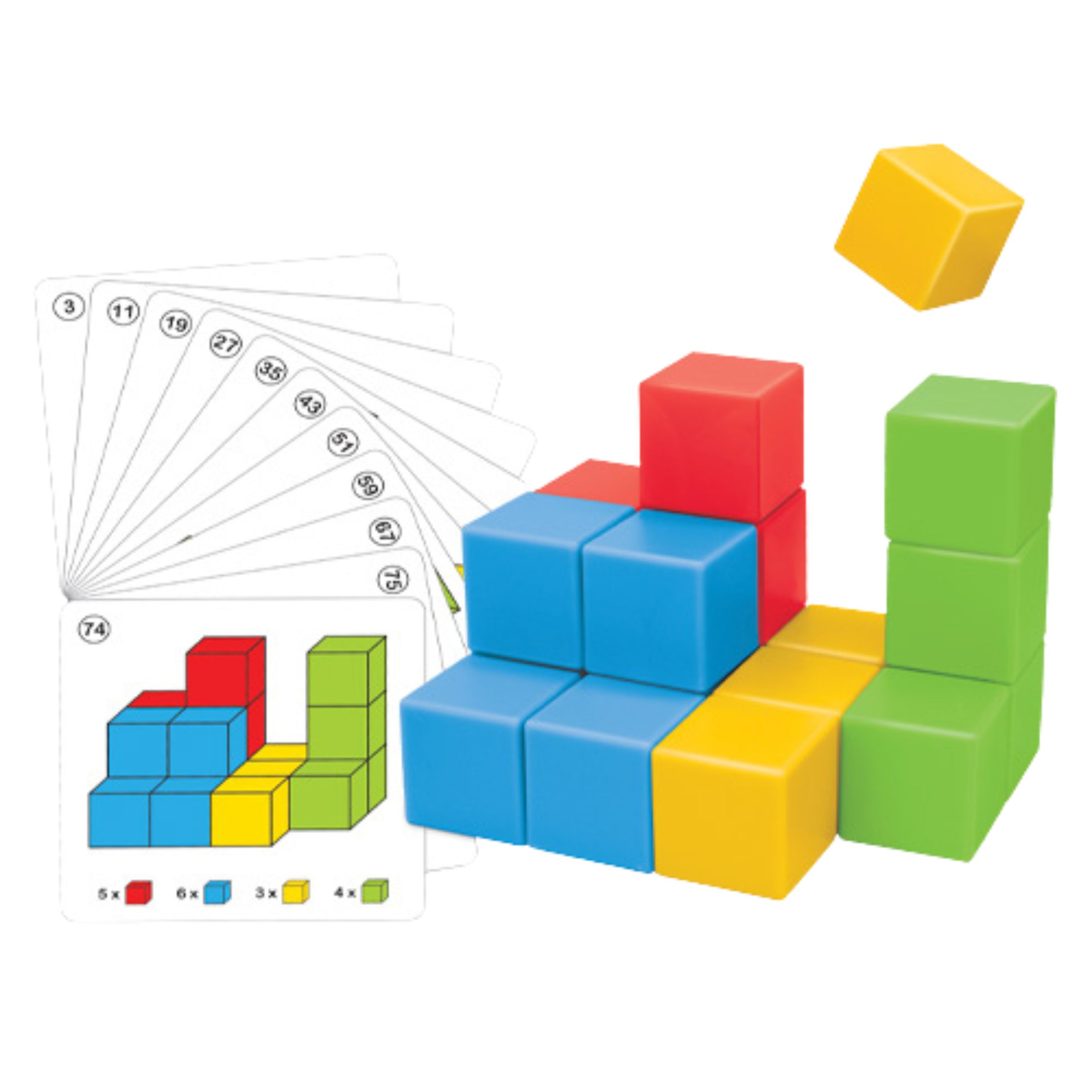Follow Blocks Educa Play Cubos 96 Cartas Desafios - Polibrinq ...