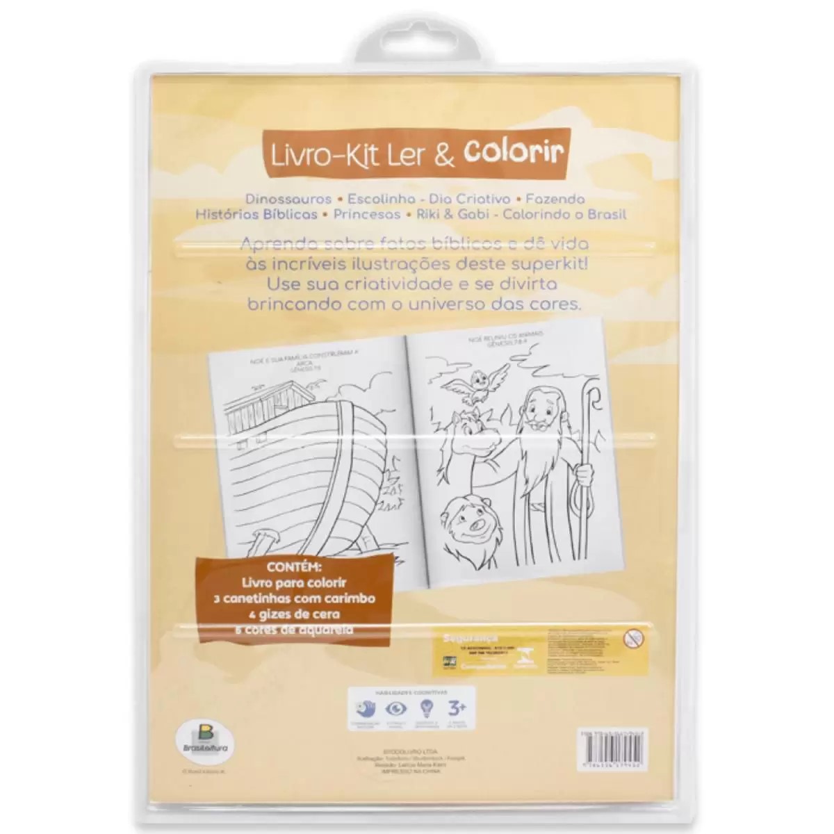 Livro Kit Ler e Colorir 5 em 1 Histórias Bíblicas - TodoLivro ...