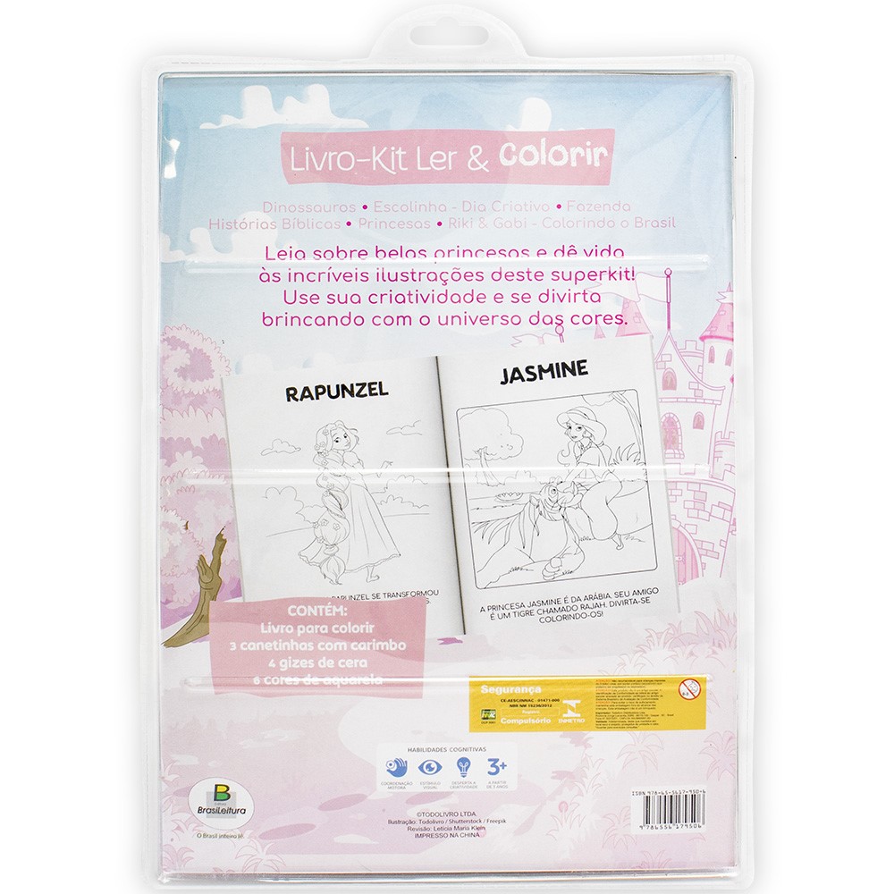 Livro Kit Ler e Colorir 5 em 1 Princesas - TodoLivro - Alternativa ...