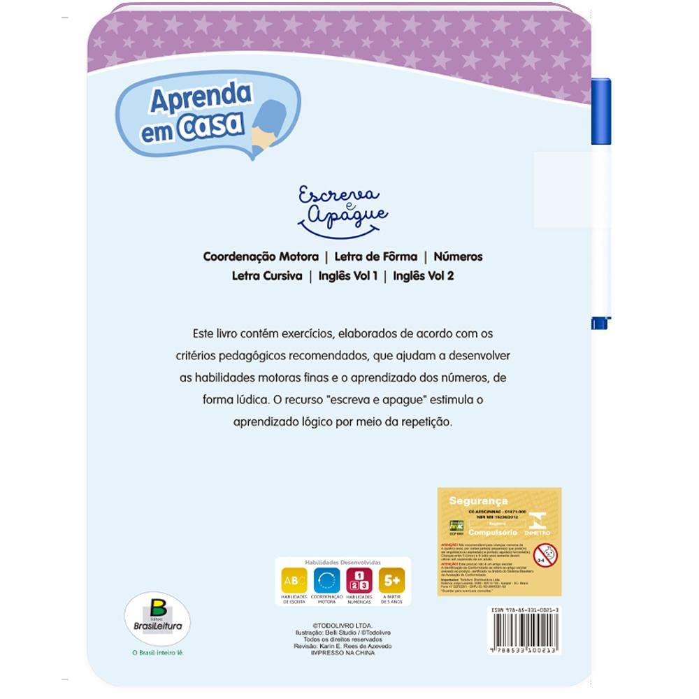 Livro Aprenda em Casa Escreva e Apague: Números - TodoLivro ... Livro Aprenda em Casa Escreva e Apague: Números - TodoLivro ...