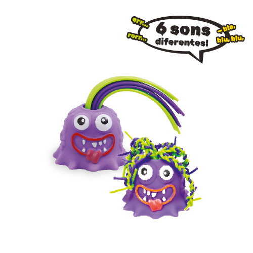 Monster Gang Monstrinhos 6 Sons Diferentes 1 UN Sortido - Polibrinq ...