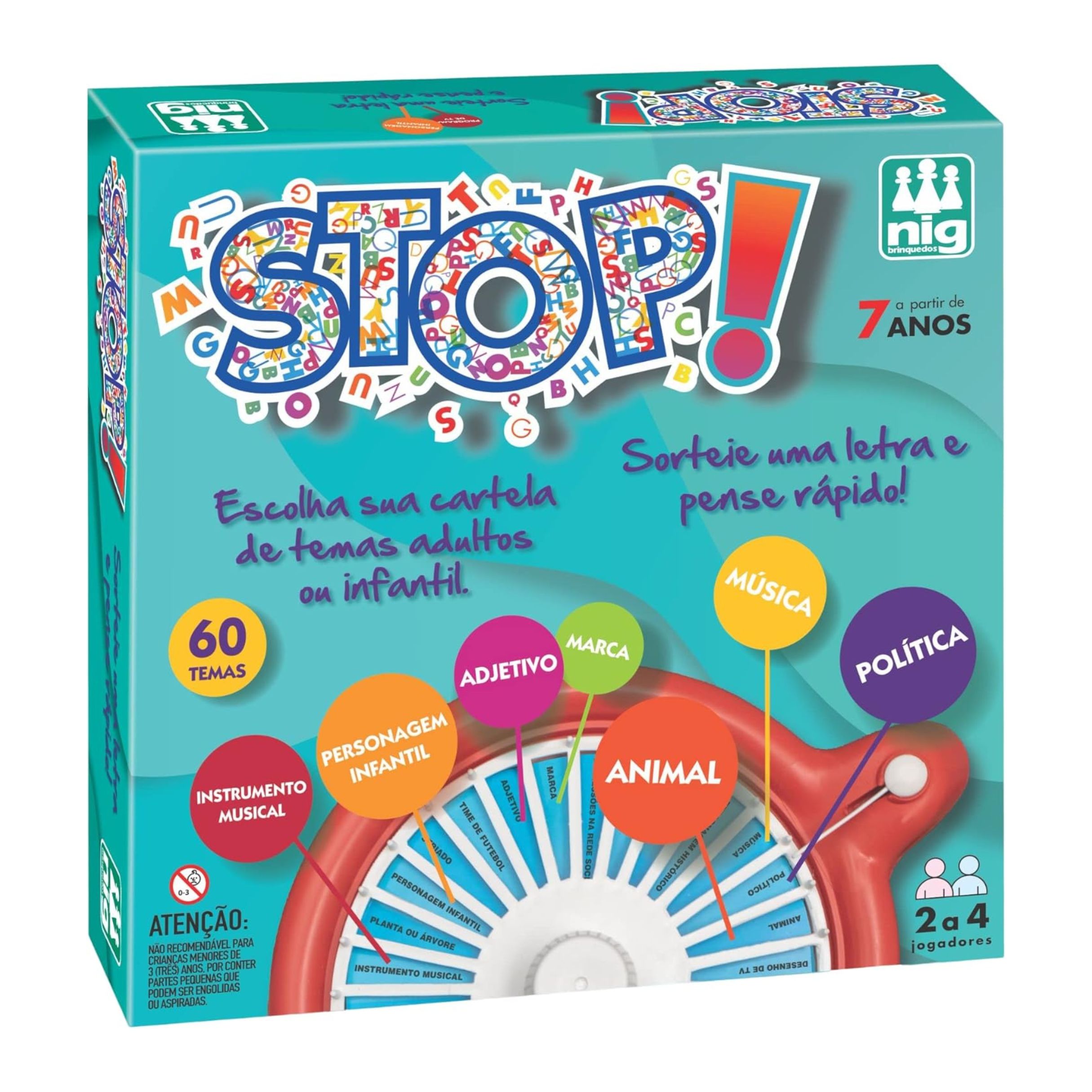 Jogo Stop 60 Temas Diversos - Nig | Alternativa Brinquedos ...