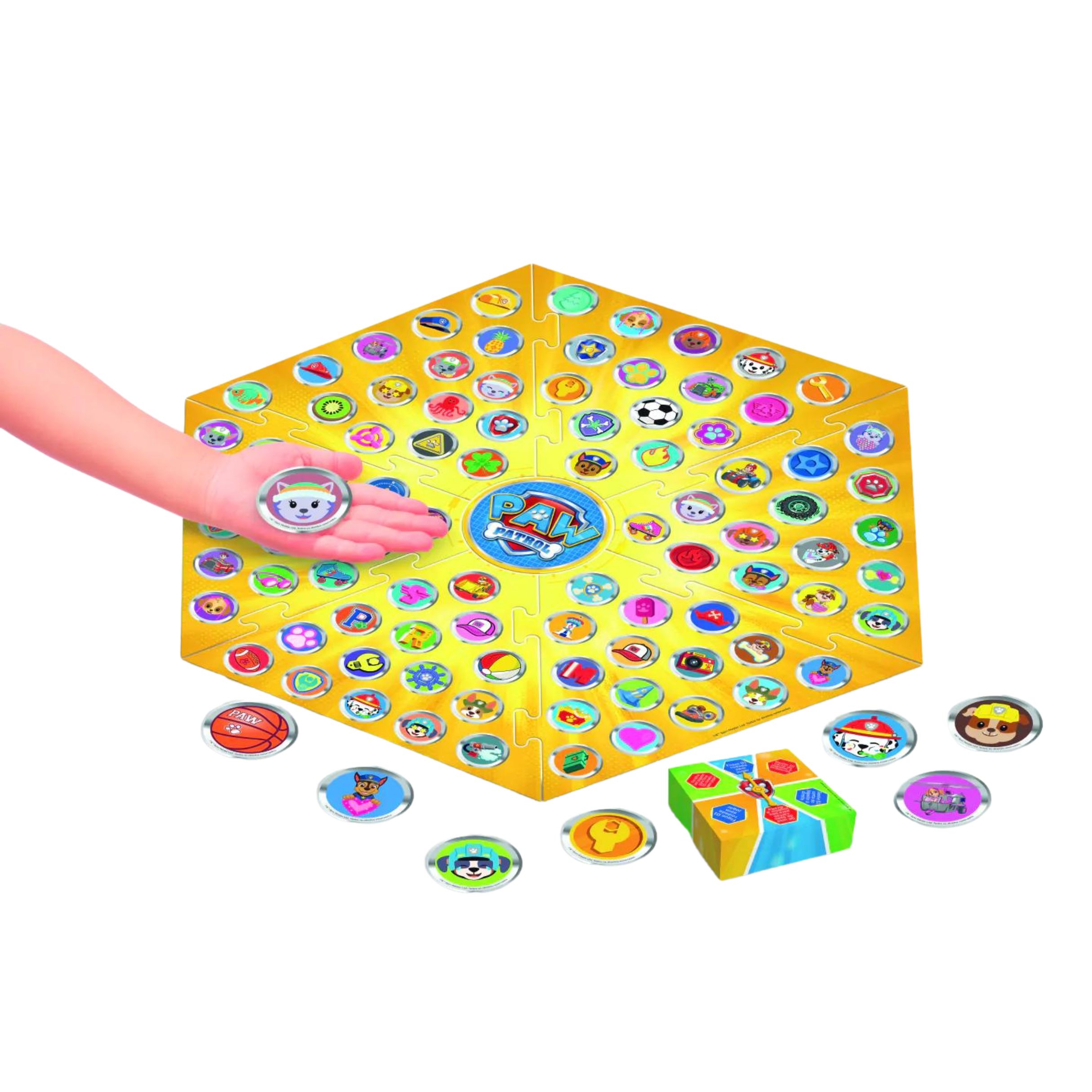 Jogo Achei! Gigante Patrulha Canina com 90 Fichas - Nig - Alternativa ...