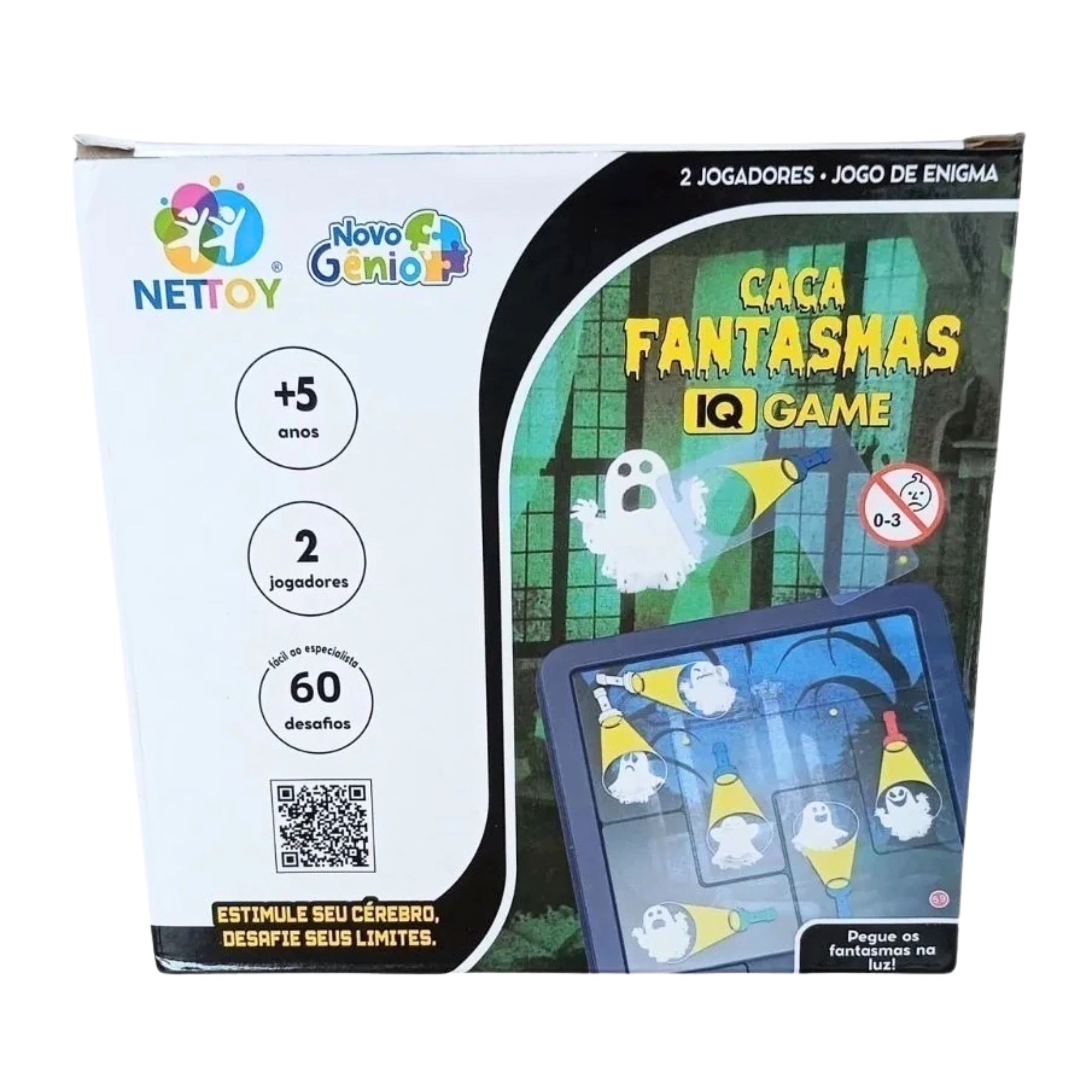 Jogo IQ Game Caça Fantasma Novo Gênio - Nettoy - Alternativa Brinquedos ...