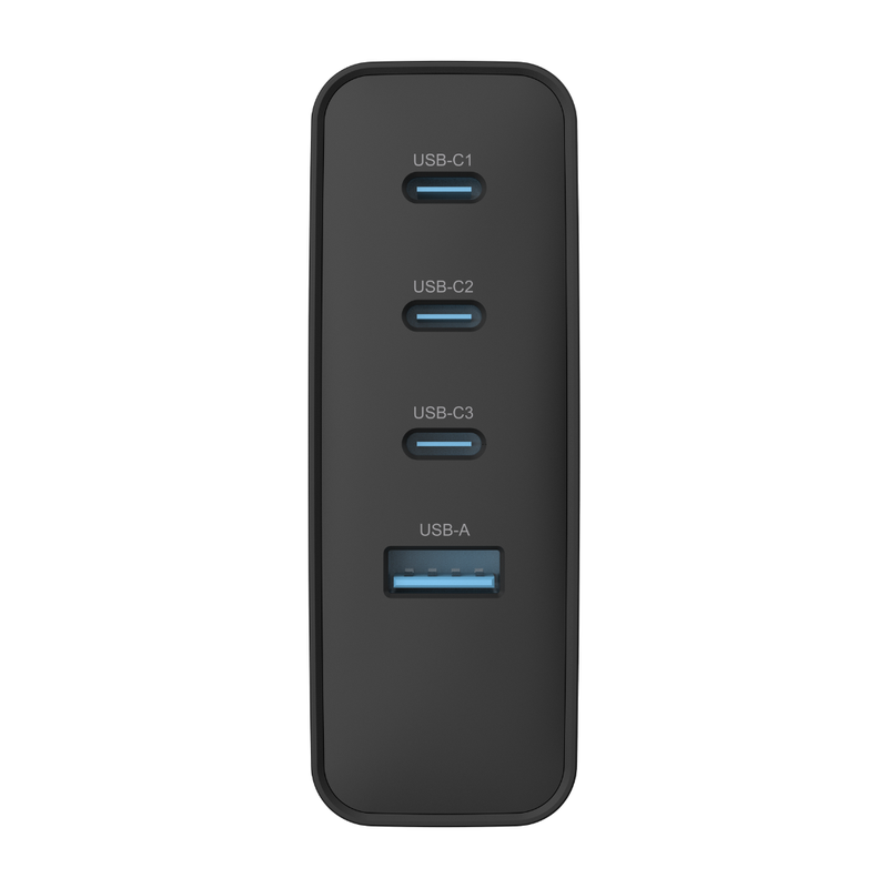Fonte Devia 100W GaN (USB+3 USB C) - Rafox USA