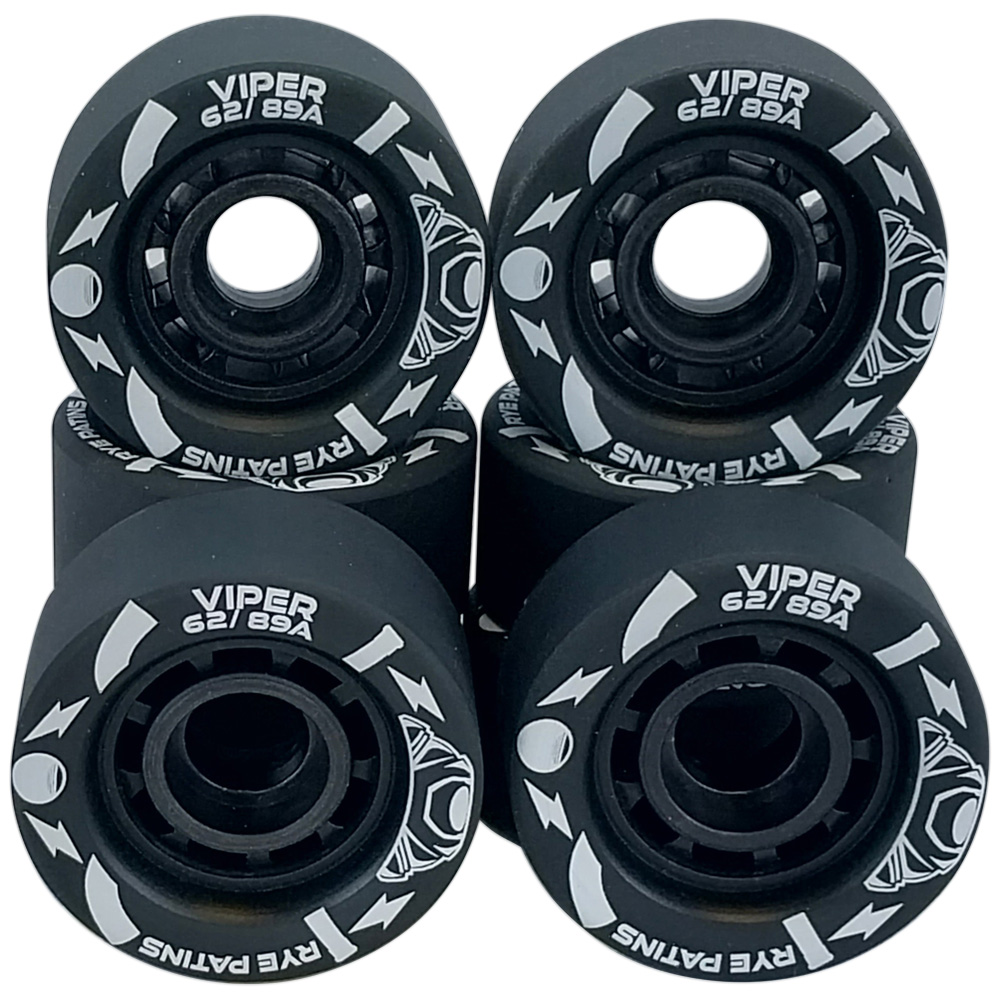 Rodas Rye Viper 62/89A- JOGO com 8 rodas - Patins Rye