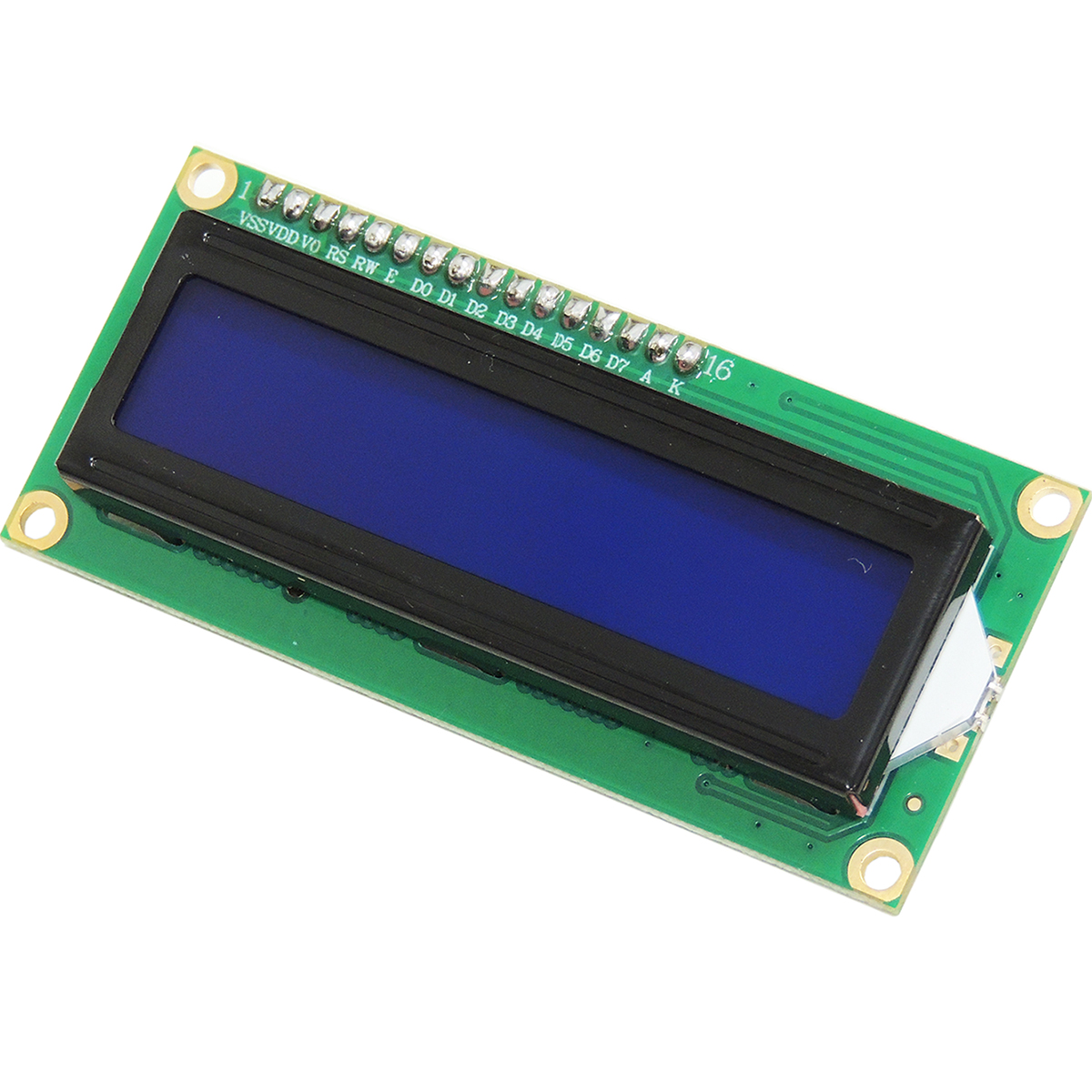 Display LCD 16x2 Backlight Azul - BR ELETRÔNICA Display LCD 16x2 Backlight Azul - BR ELETRÔNICA