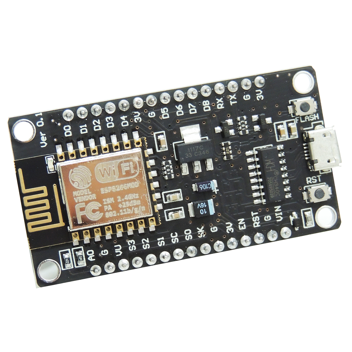 Módulo Nodemcu V3 ESP-12E WiFi ESP8266 CH340 - BR ELETRÔNICA