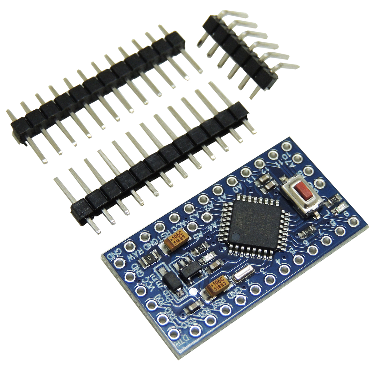 Placa Compatível Pro Mini Atmega328p 16MHZ 5V - BR ELETRÔNICA Placa Compatível Pro Mini Atmega328p 16MHZ 5V - BR ELETRÔNICA