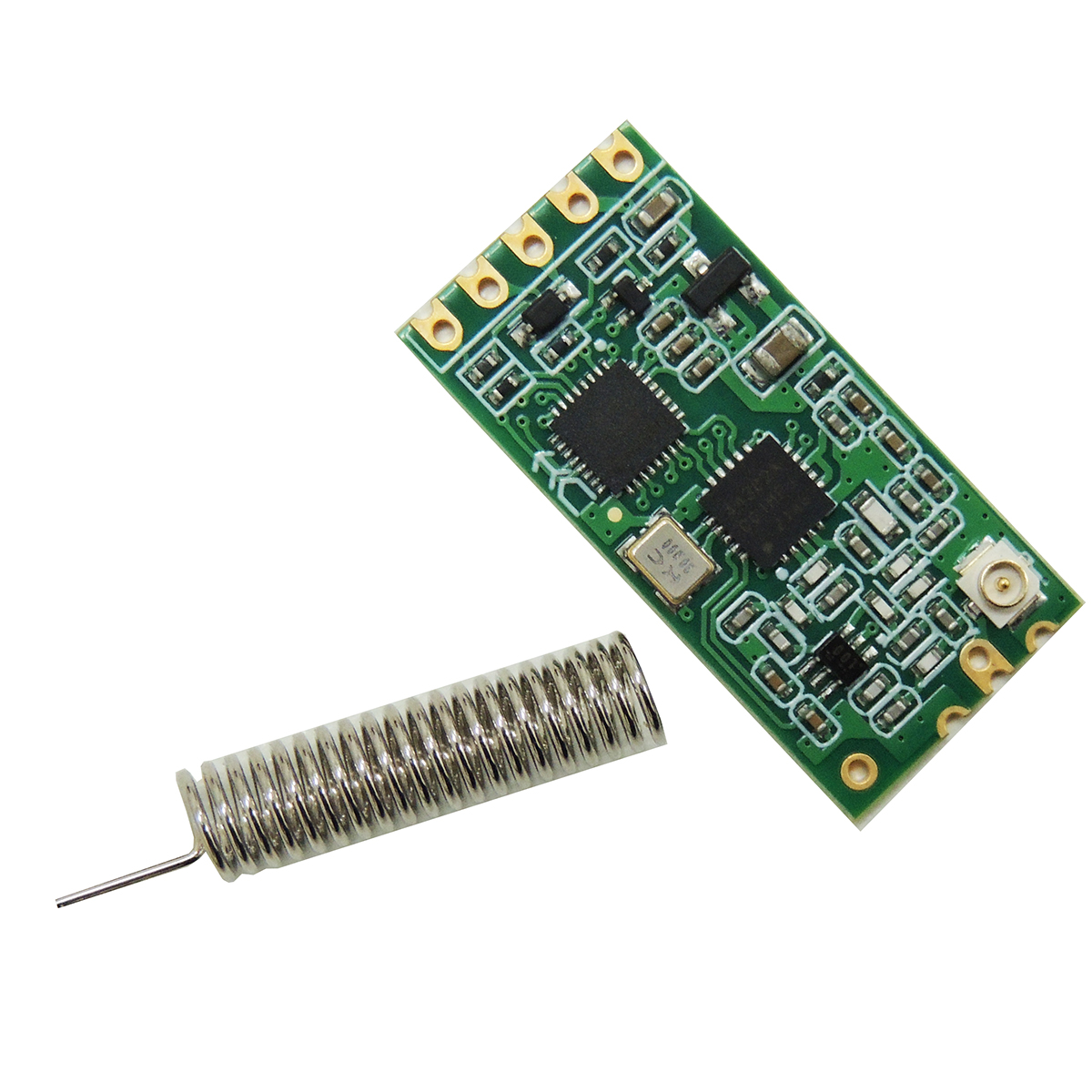 Módulo HC-12 RF 433MHz Wireless - TTL RS232 com Antena 1000m - BR ...