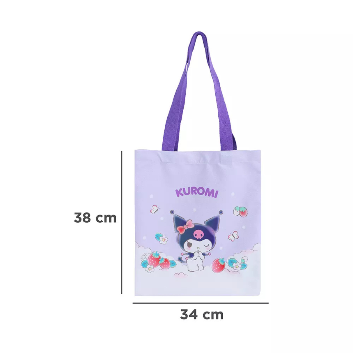Ecobag Sacola Bolsa Reutilizavel Kuromi Sanrio Miniso - Miniso Shop