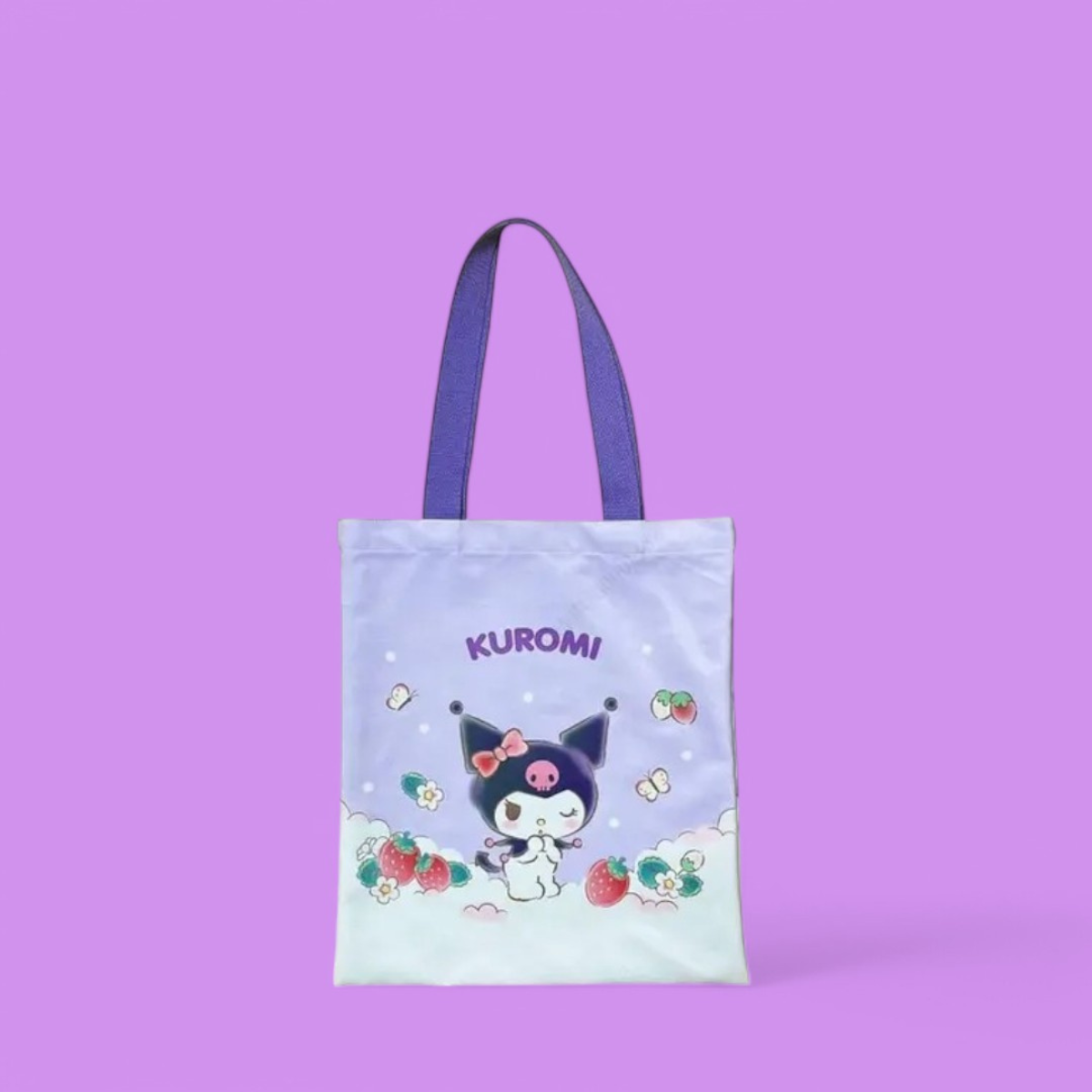 Ecobag Sacola Bolsa Reutilizavel Kuromi Sanrio Miniso - Miniso Shop