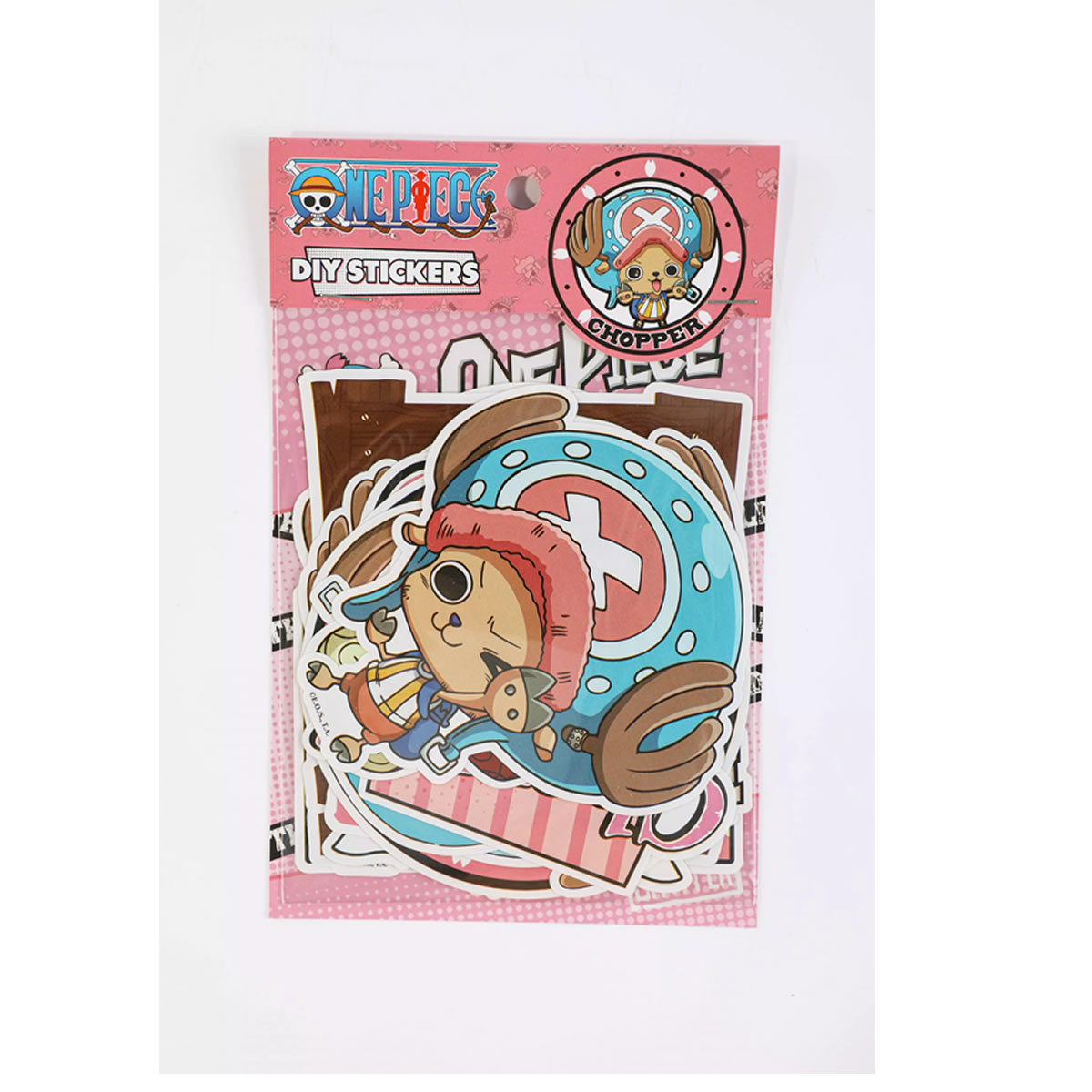 ADESIVO DECORATIVO COLEÇÃO MINISO ONE PIECE CHOPPER 15 PEÇAS - Miniso Shop