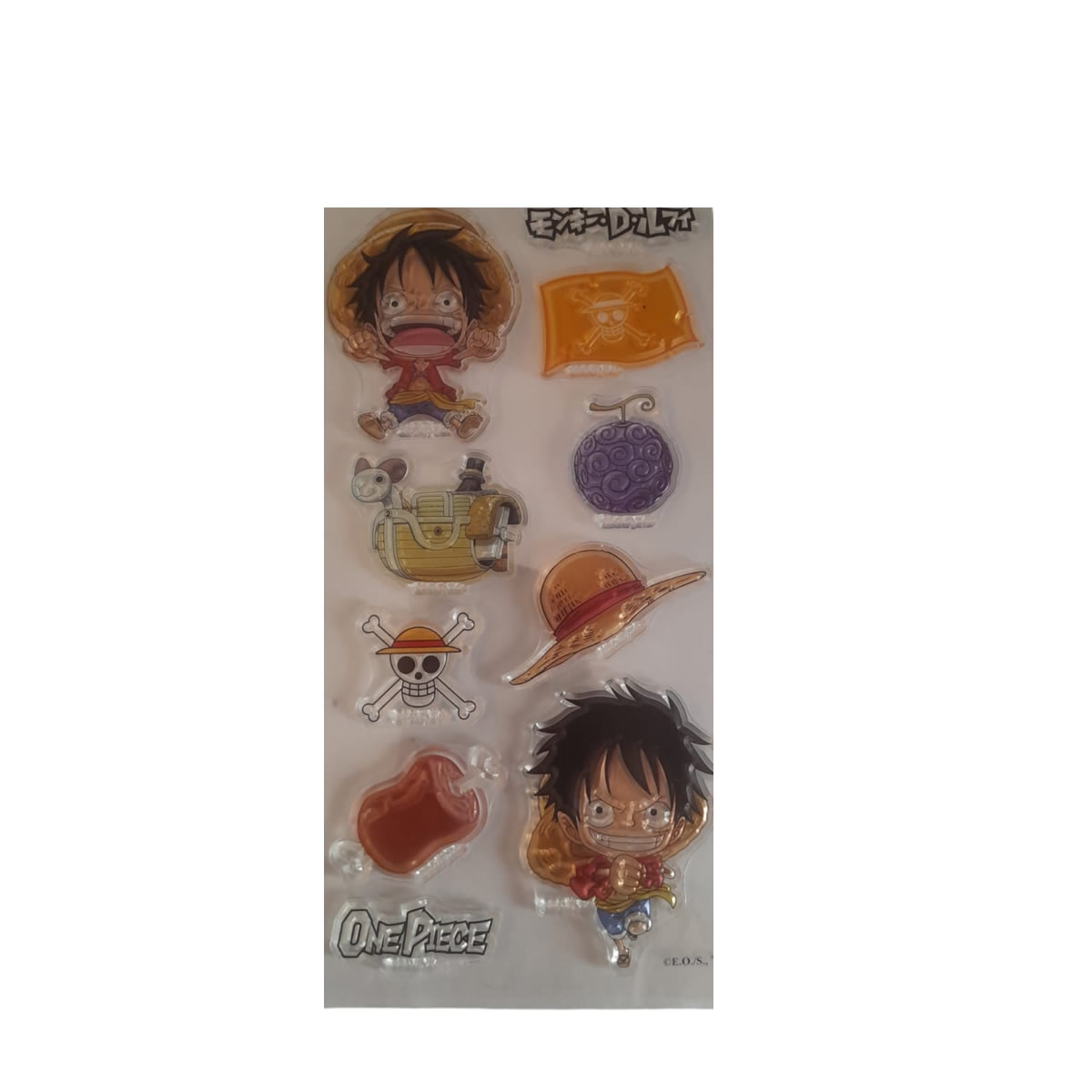 ADESIVOS TRANSPARENTES COLEÇÃO ONE PIECE MINISO . - Miniso Shop
