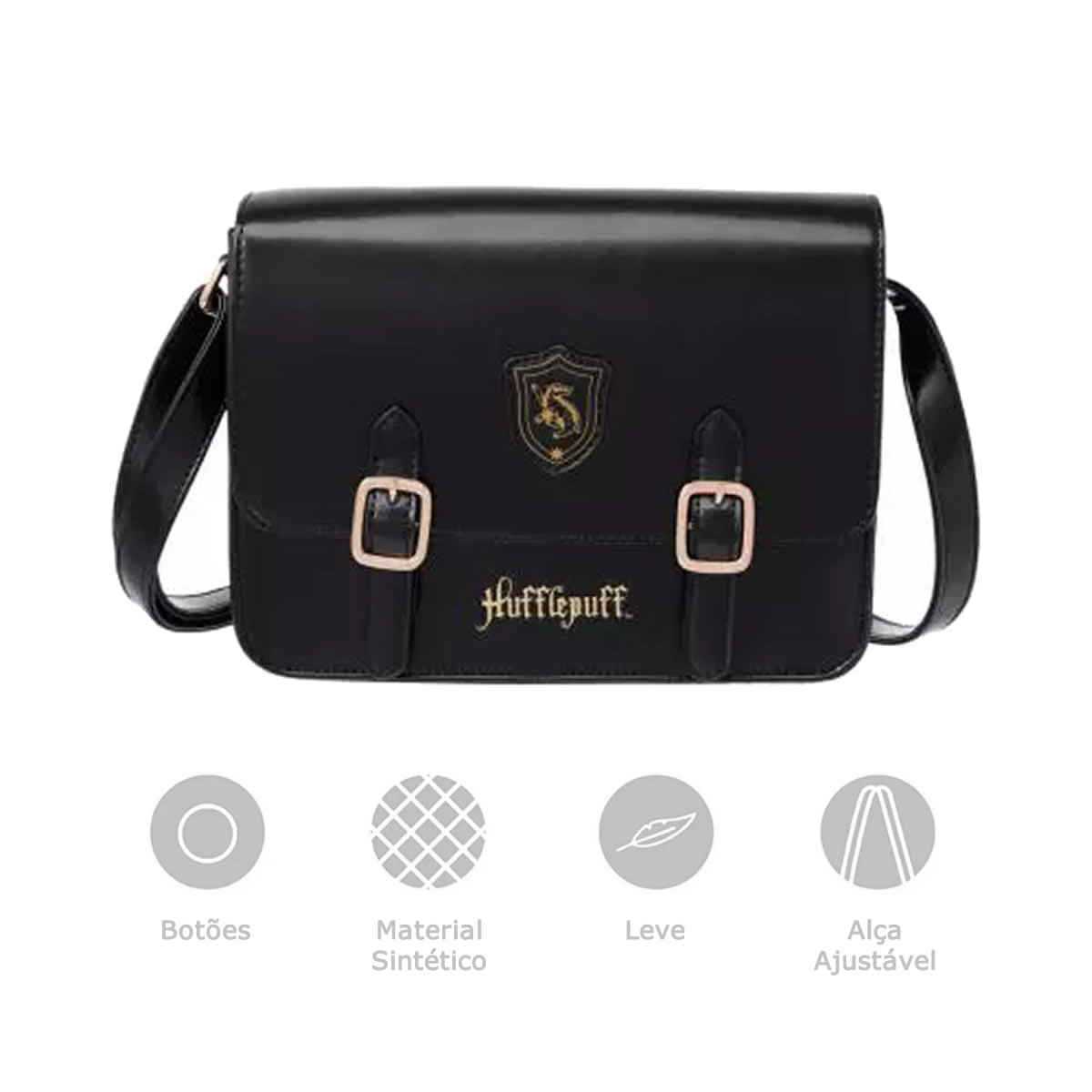 BOLSA ESTILO PREPPY HARRY POTTER HUFFLEPUFF MINISO 23 X 17 X 9 CM ...