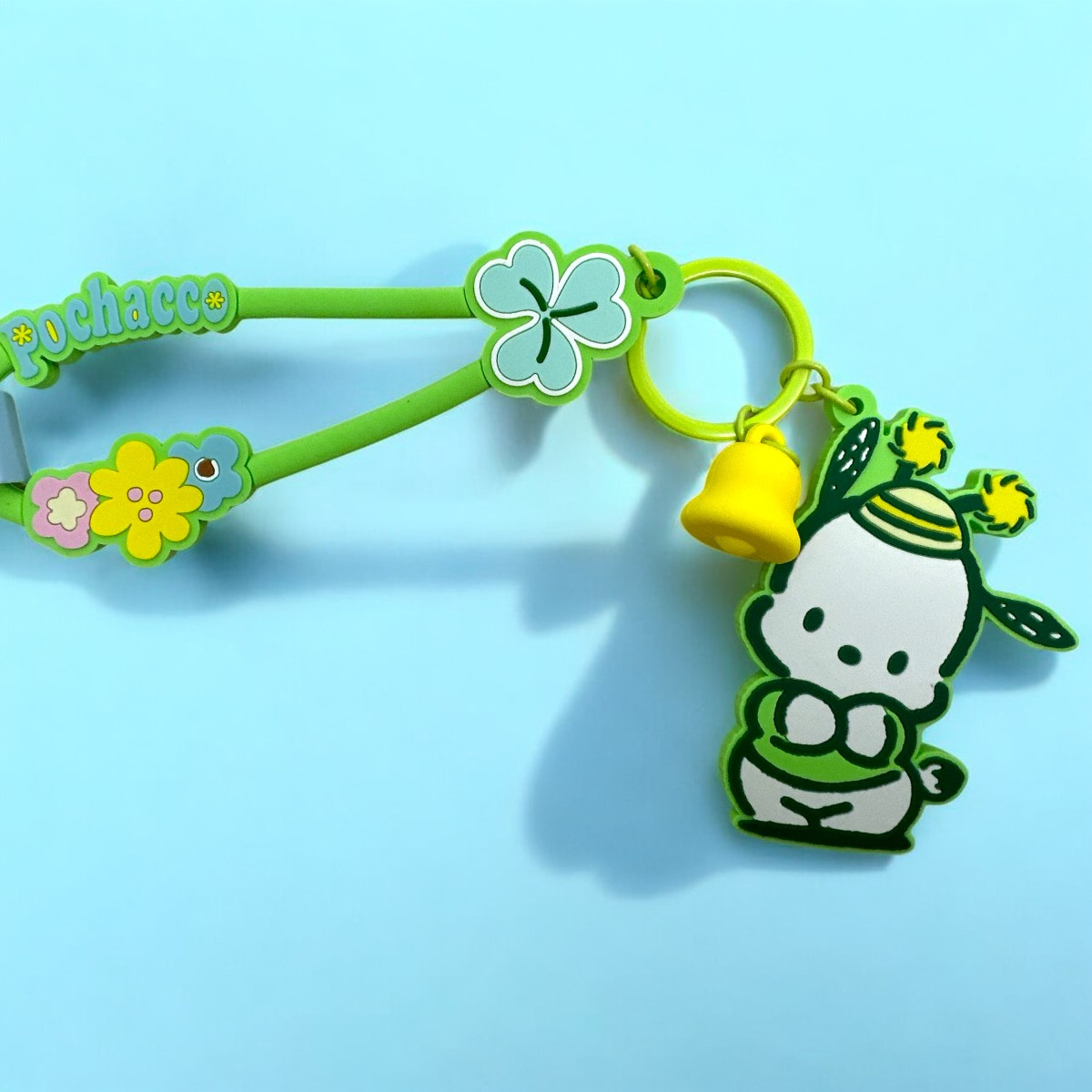Pulseira Strap para Celular Sanrio Pochacco com Flor Miniso - Miniso Shop