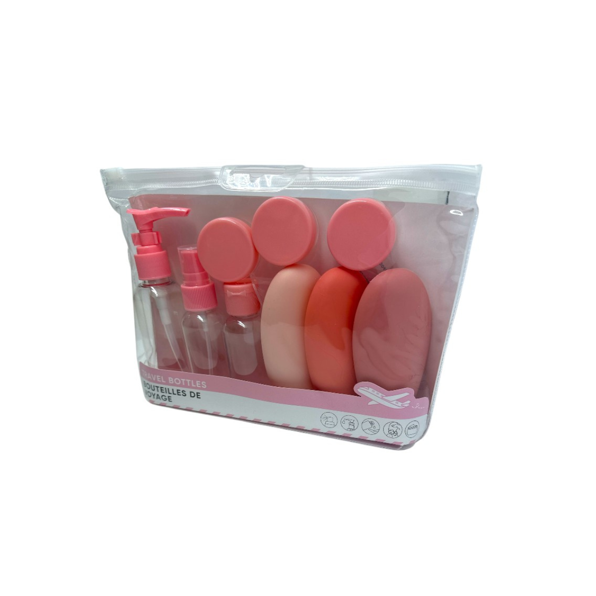 Kit Completo de Frascos de Cosméticos e Viagem Fofo Miniso - Miniso Shop