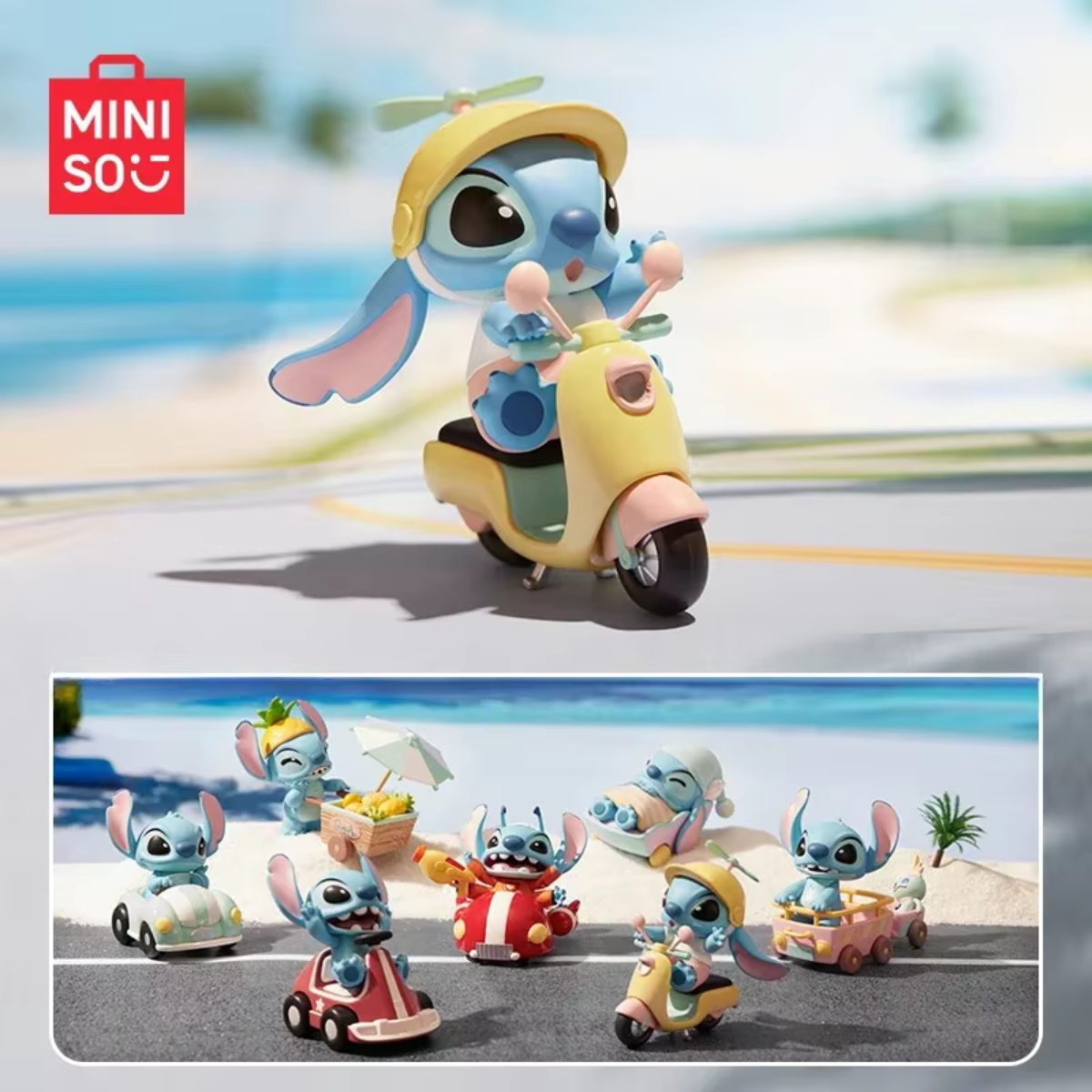 Blind Box Caixa Surpresa Stitch Disney Original Miniso - Miniso Shop