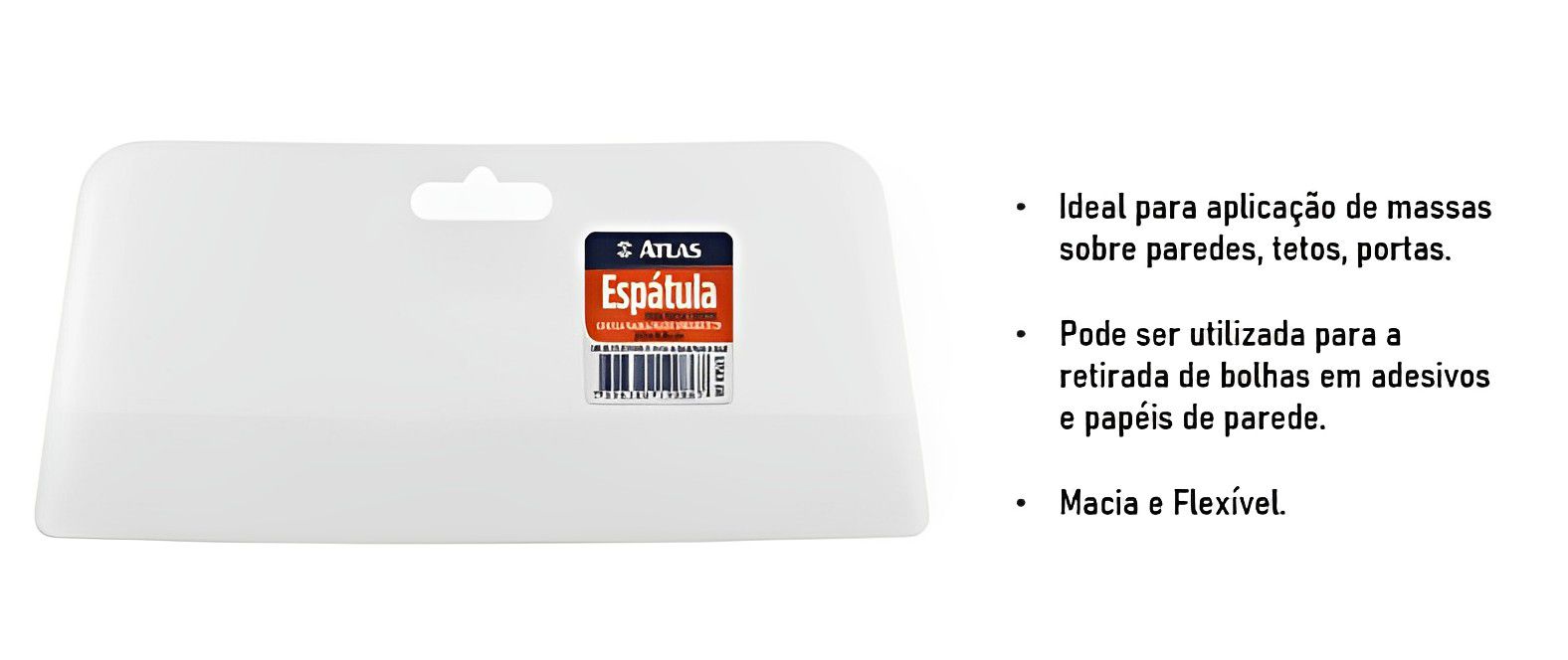 Espátula Pvc 20cm Atlas - Utilidades Domésticas e muito mais!