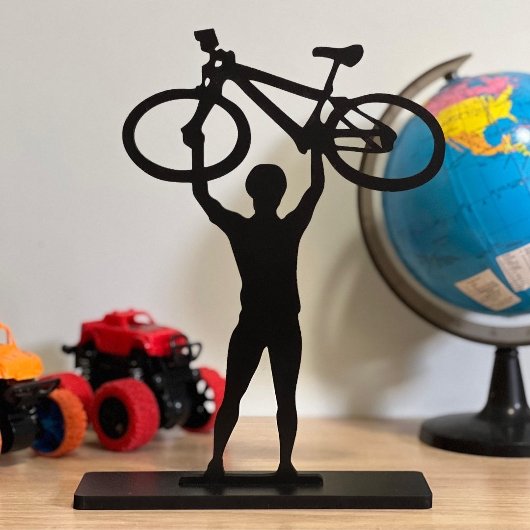 Troféu Ciclista Masculino decorativo | Decora Arte Laser - Decora Arte ...