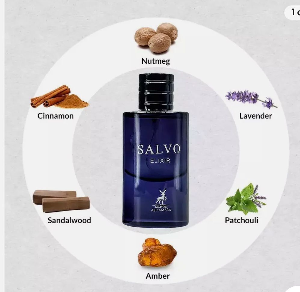 Perfume Arabe SALVO ELIXIR 60ml - Musa Parfum Cosméticos