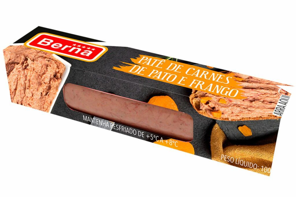 Patê de Carnes de Pato e frango 100g - Berna Vila Leopoldina