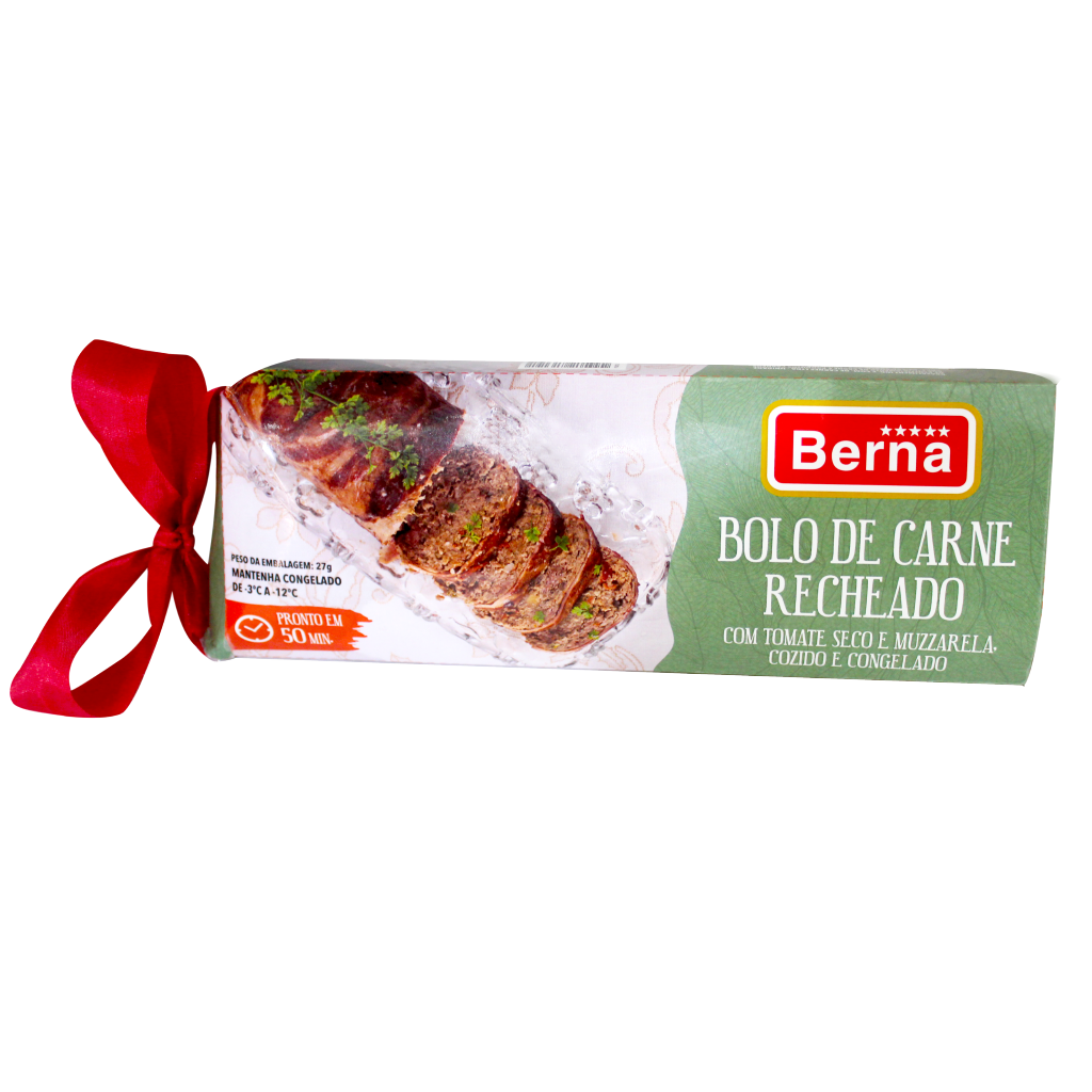 Bolo de Carne Recheado/1,150Kg - Berna Vila Leopoldina