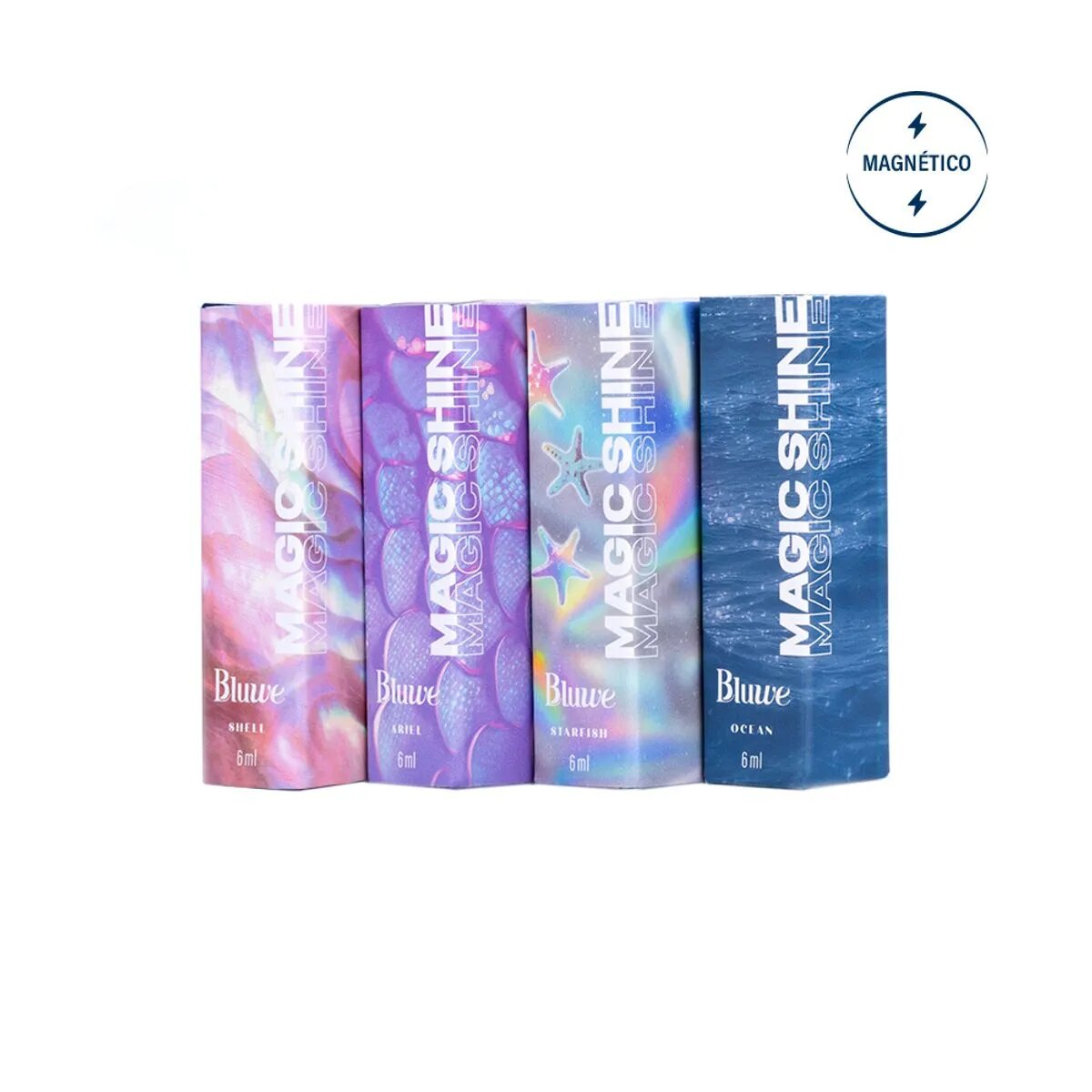 Coleção Completa de Esmaltes em Gel Magnético Coleção Magic Shine Bluwe ...