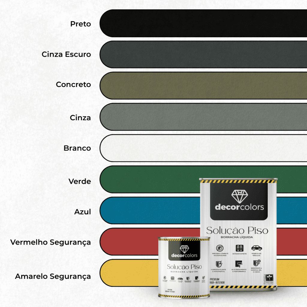 Tinta Borracha Líquida Piso 18 Litros Azul Decor Colors - Decor Colors ...