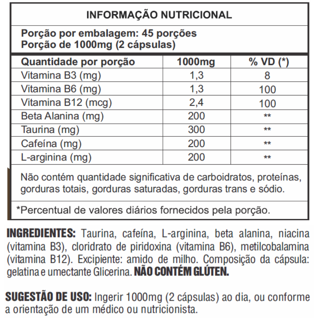 Thermo Muscle Pré-Treino, 90 Cápsulas - FortalVit - Saúde e Beleza