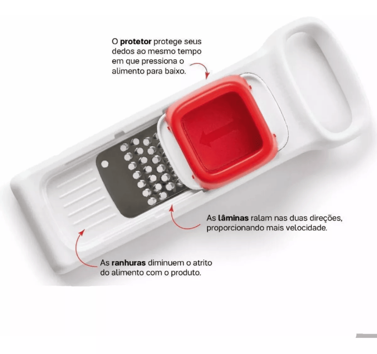 Tupperware Super Chef Mini Fatiador Vermelho - Utensílios Brasil ...