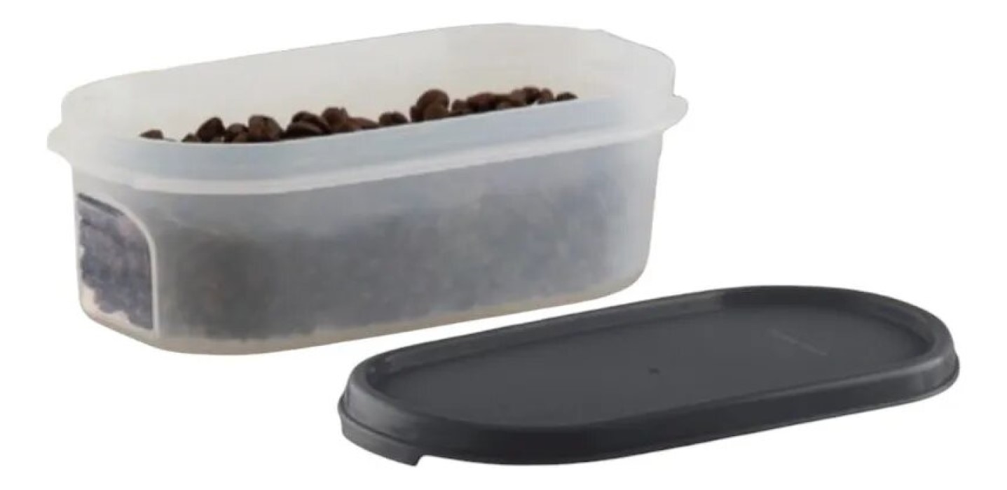 Tupperware Modular Oval l 500ml Black - Utensílios Brasil - Utensílios ...