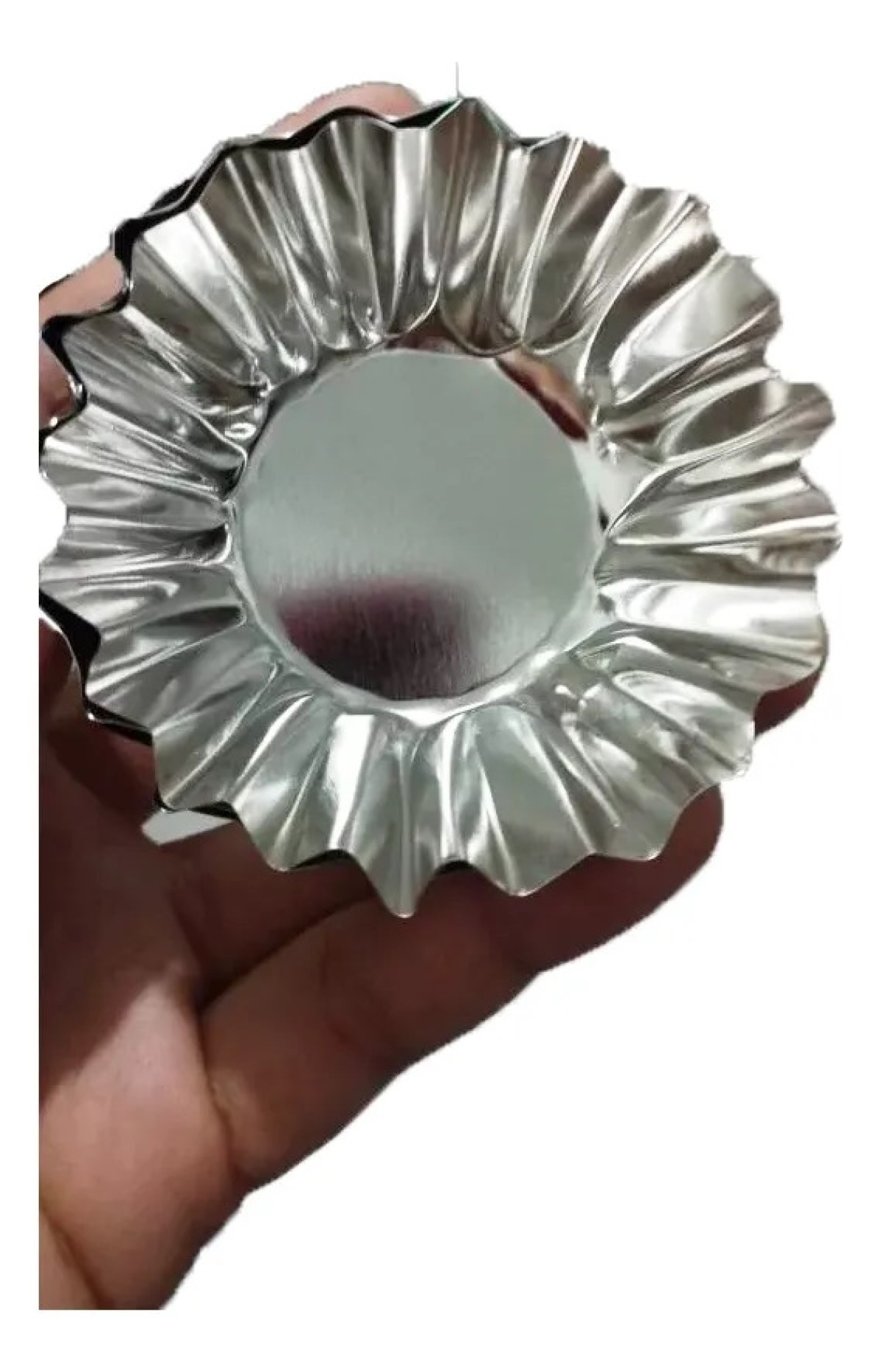 Forma Crespa de Empada N°2 de Inox 12 Peças - Utensílios Brasil ...