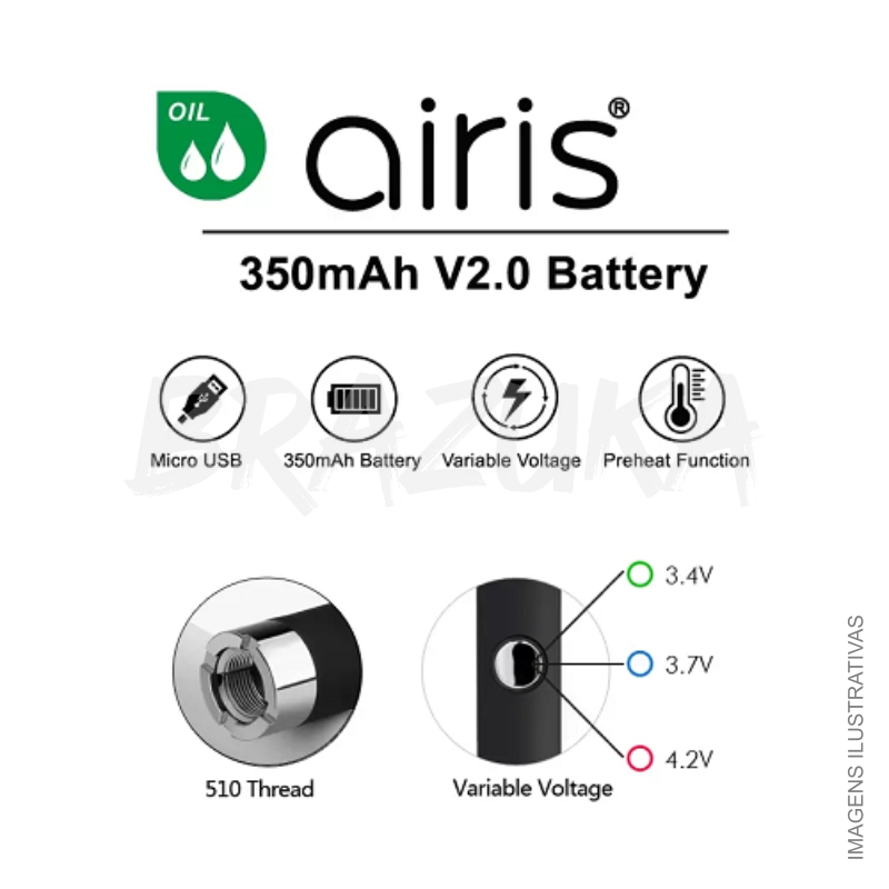 AIRIS V2 510 - CANETA P/ ÓLEO - Elitebraza.com