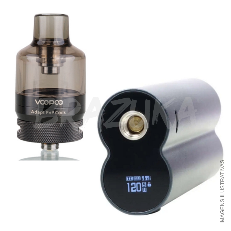COMBO KIT VAPE VOOPOO MUSKET COM 2 BATERIAS - Elitebraza.com