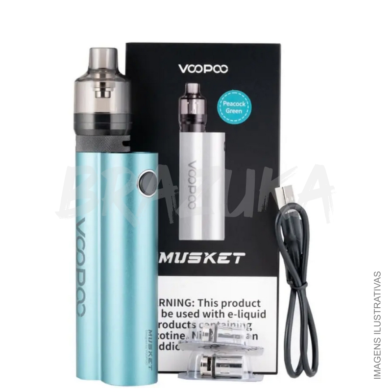 COMBO KIT VAPE VOOPOO MUSKET COM 2 BATERIAS - Elitebraza.com