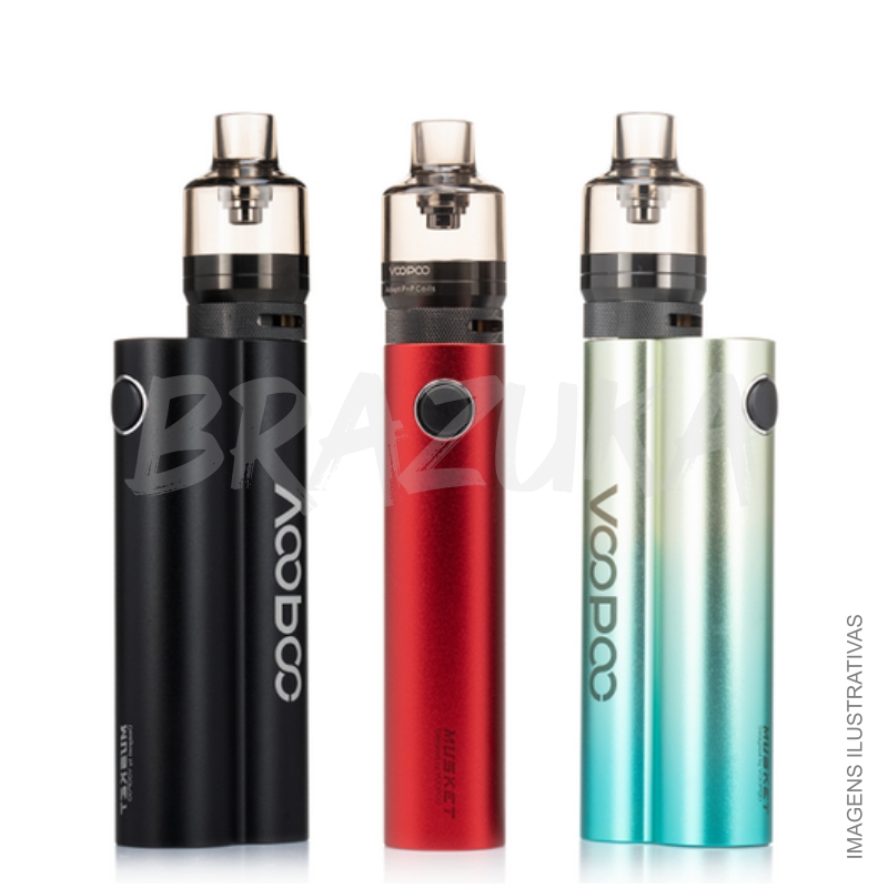 COMBO KIT VAPE VOOPOO MUSKET COM 2 BATERIAS - Elitebraza.com