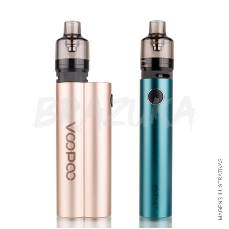COMBO KIT VAPE VOOPOO MUSKET COM 2 BATERIAS - Elitebraza.com