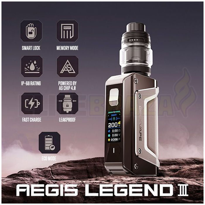 GEEKVAPE L200 KIT V3 - AEGIS LEGEND 3 - Elitebraza.com