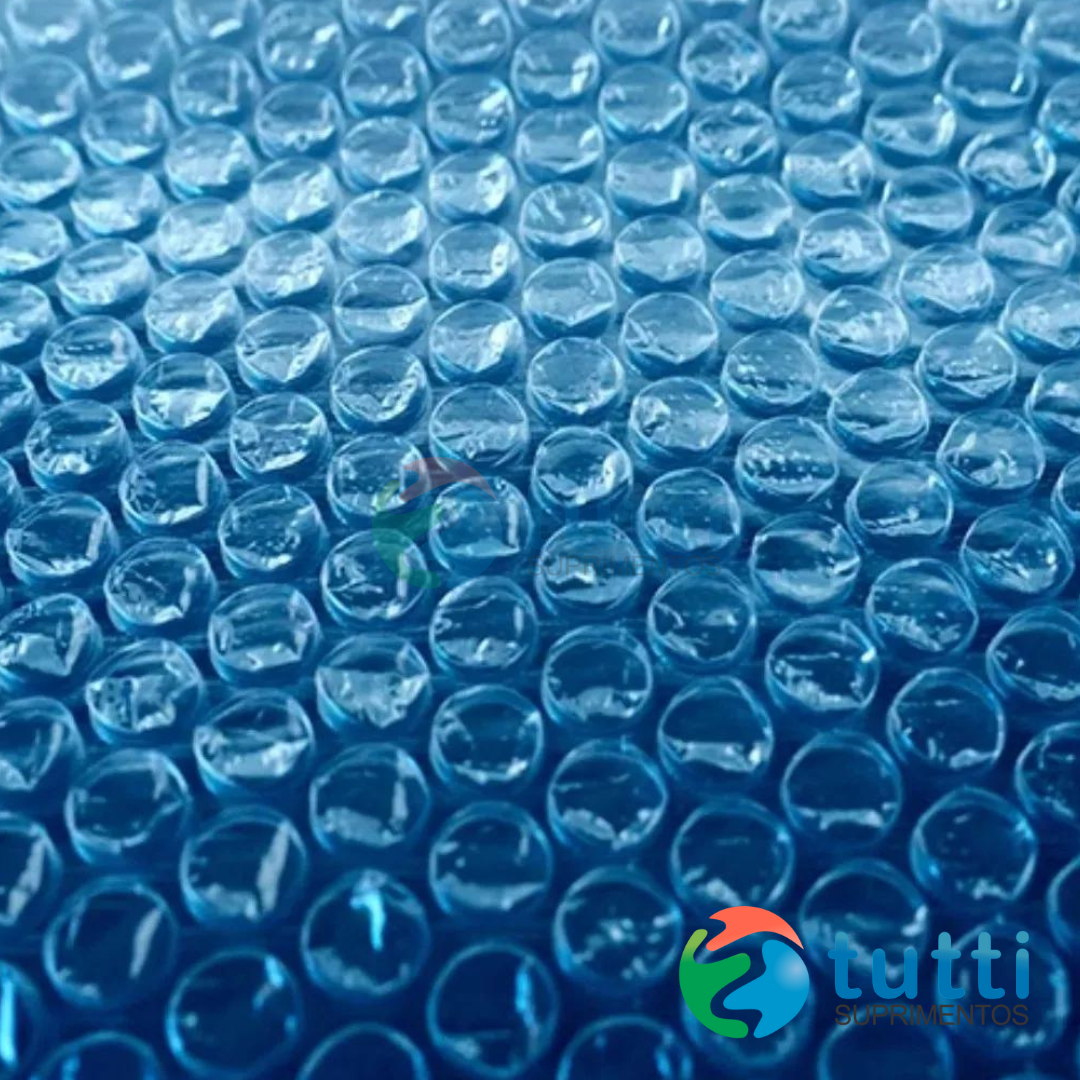 Plastico Bolha Reforçado AZUL 1,20m X 100m - Tutti Suprimentos