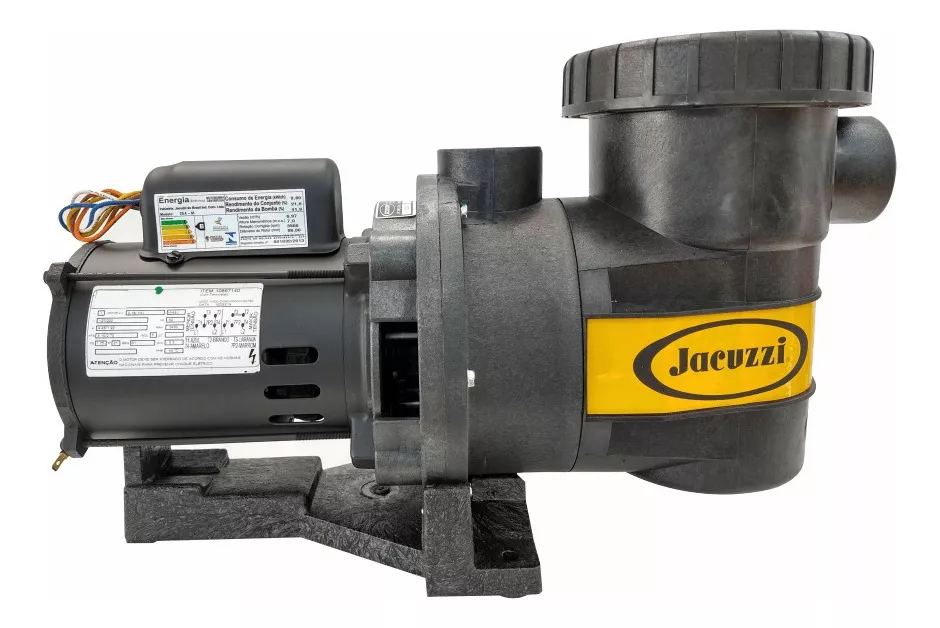 MOTOBOMBA JACUZZI 1/3 CV (COM MOTOR WEG PALITO) - Automação industrial ...
