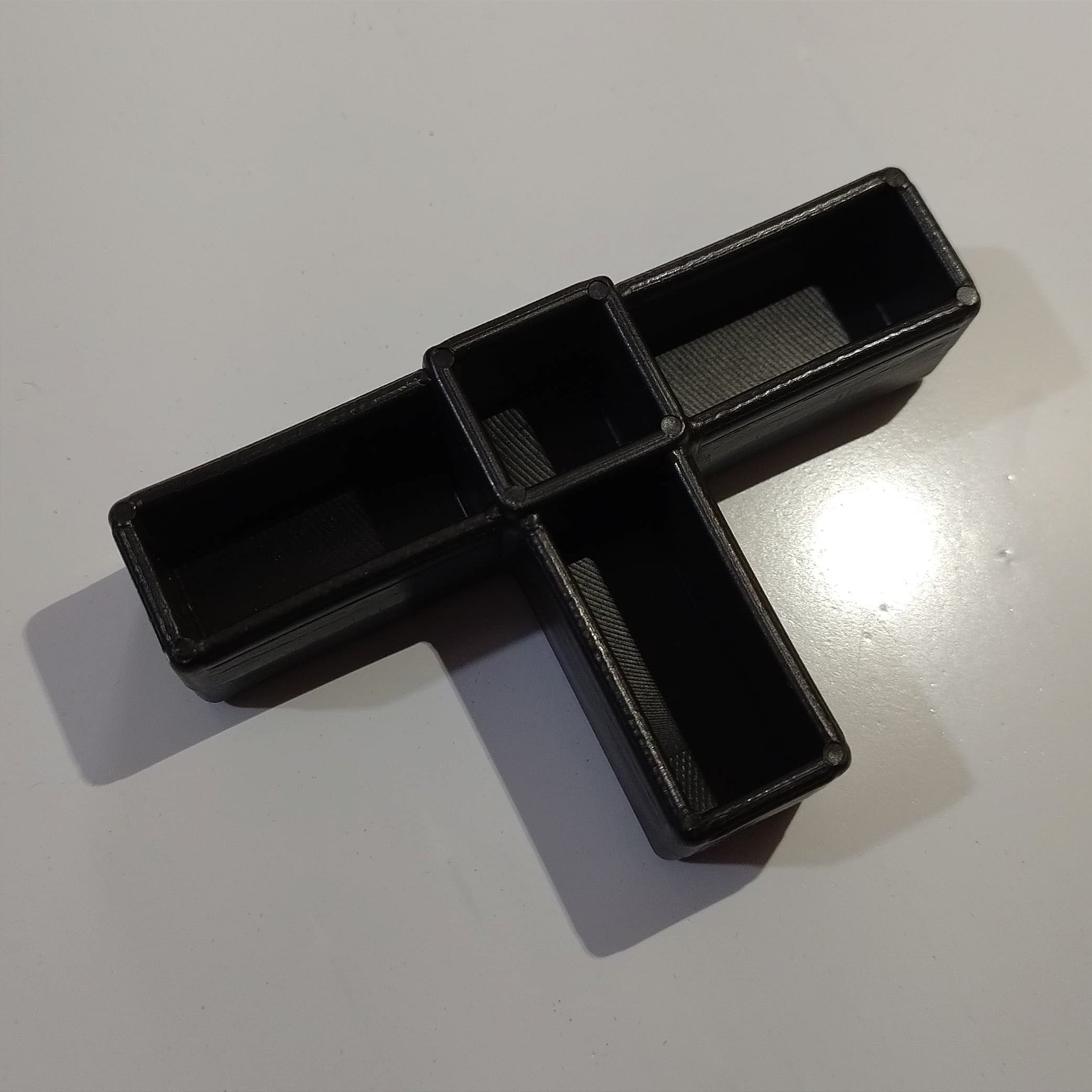 Conector T preto para estruturas de placas Kit de 10 unidades | Kurth ...