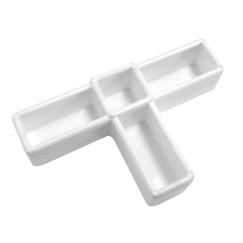 Conector T branco para estruturas de placas Kit de 10 unidades | Kurth ...