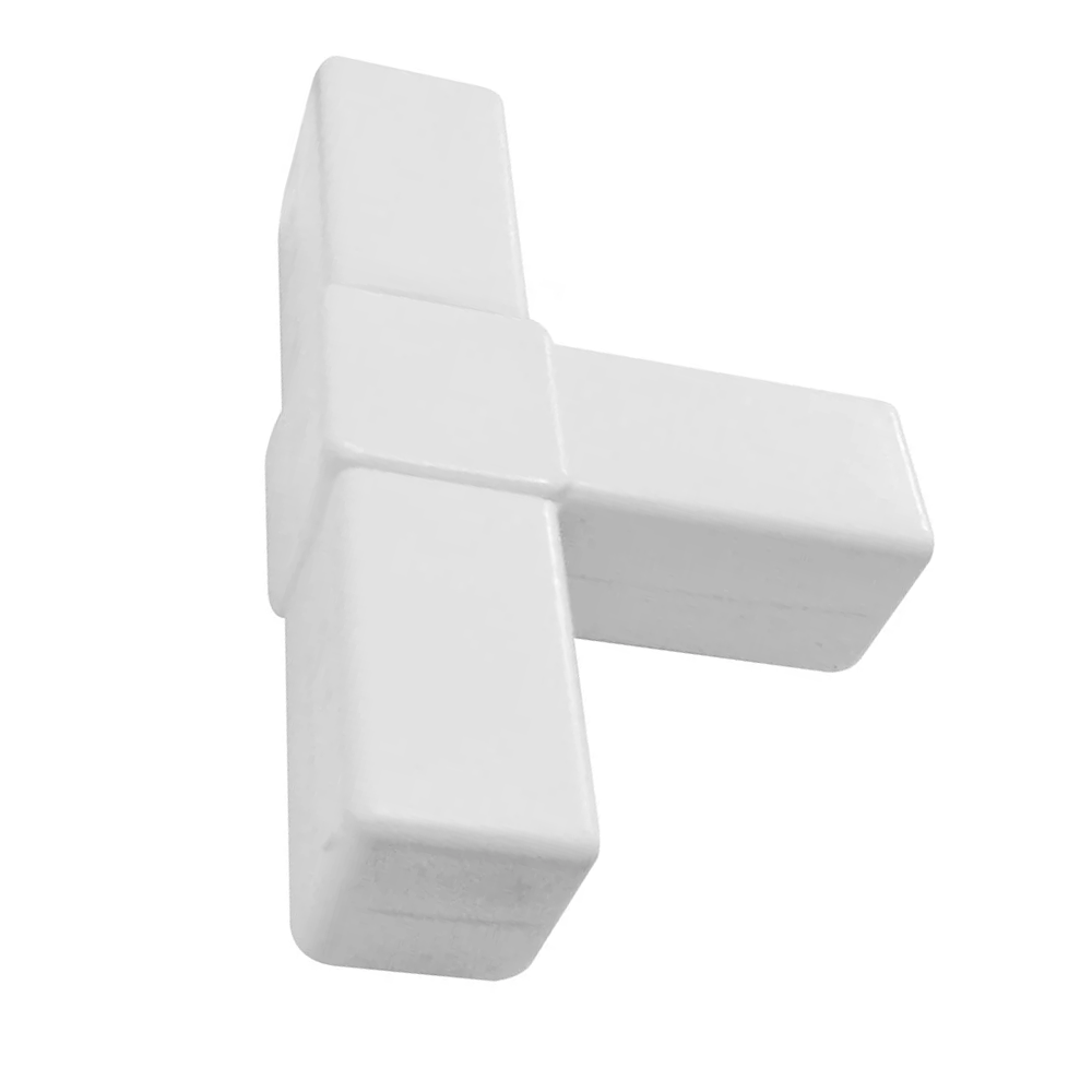 Conector T branco para estruturas de placas Kit de 10 unidades | Kurth ...