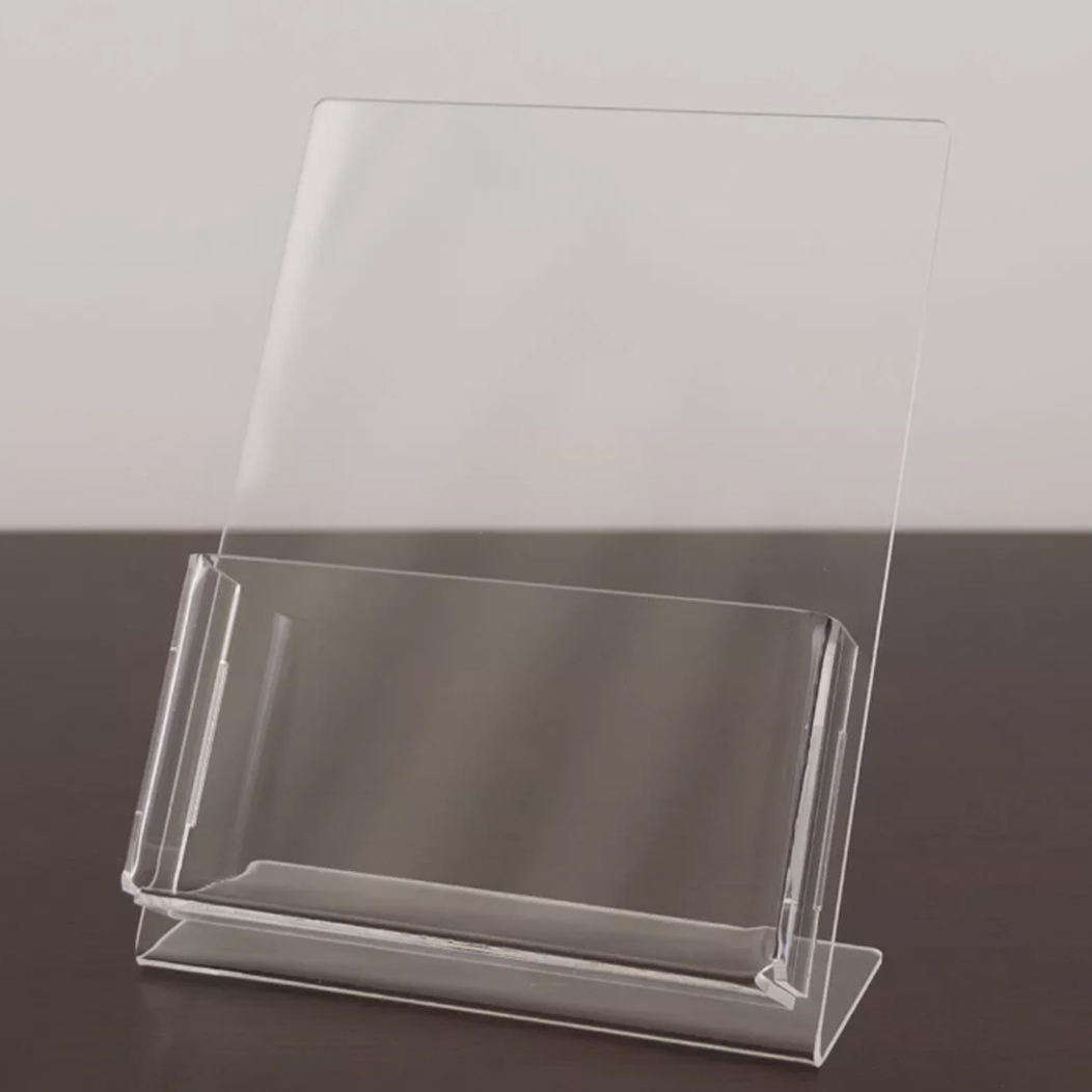 Display Porta Panfleto 10x15 De Acrílico - Soluções Visuais