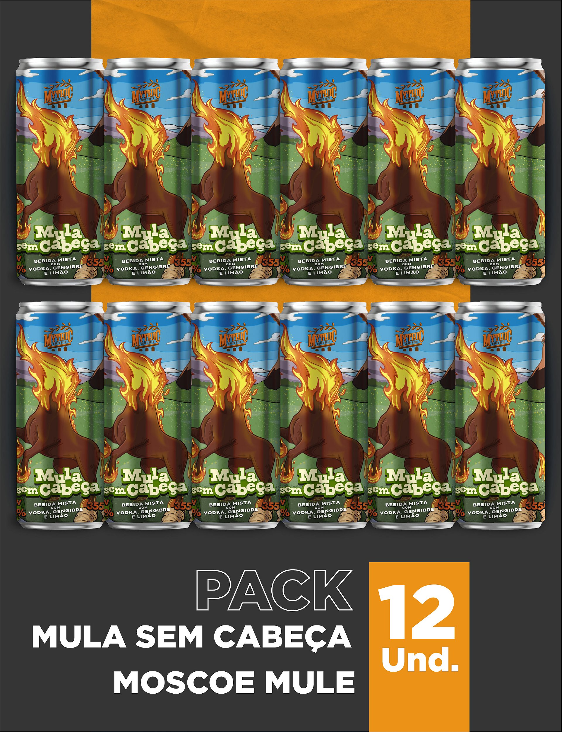 PACK MULA SEM CABEÇA - Mythic Beer