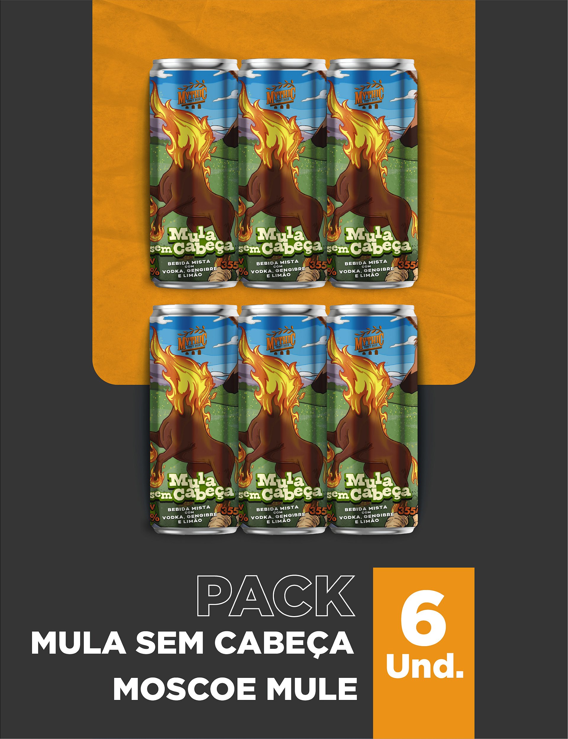 PACK MULA SEM CABEÇA - Mythic Beer