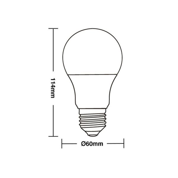 Lâmpada Led Taschibra TKL RGB Colorida 9W Bivolt E27 Com Controle - Depolux